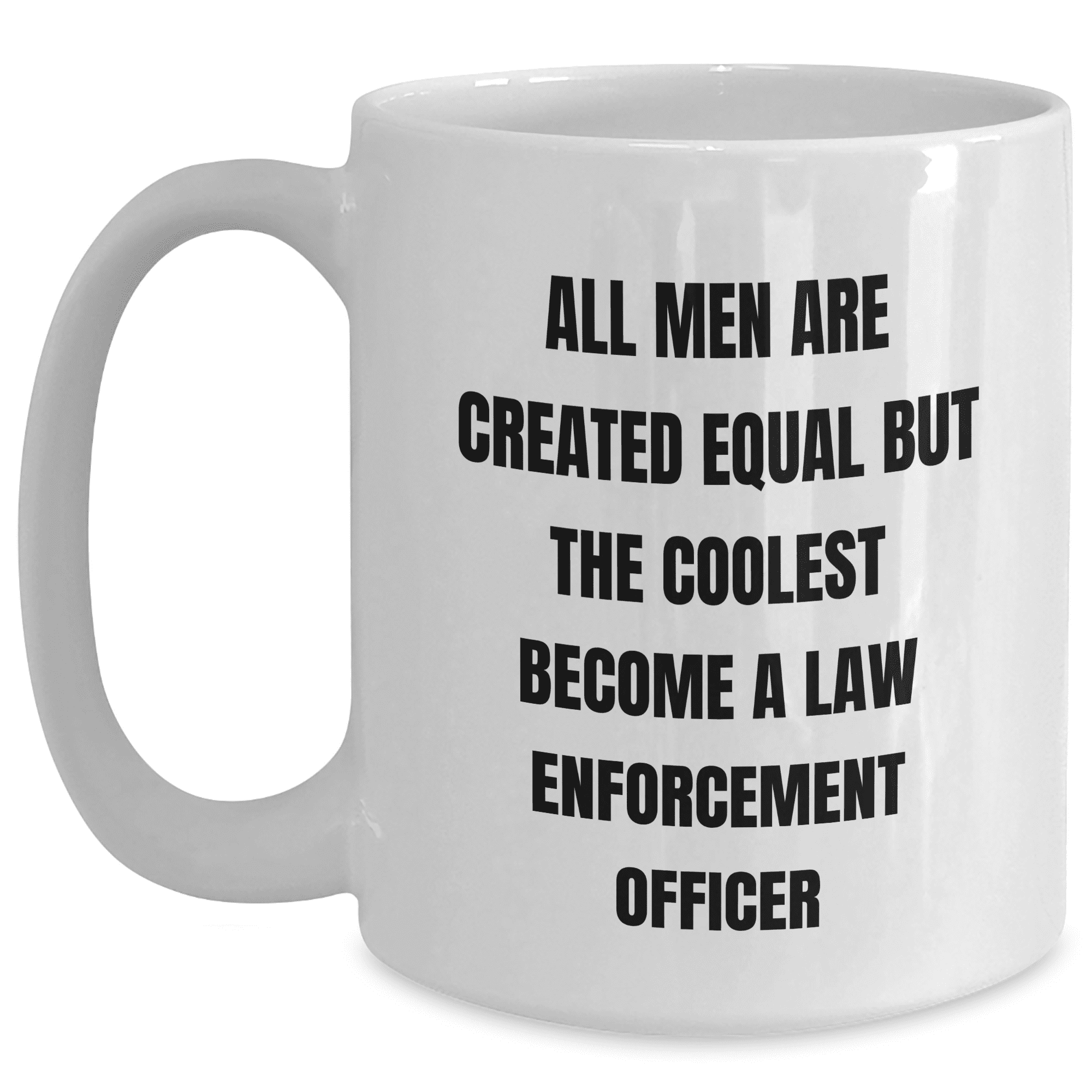 Funny Law Enforcement Officer Gifts from Family for Graduation - White ...