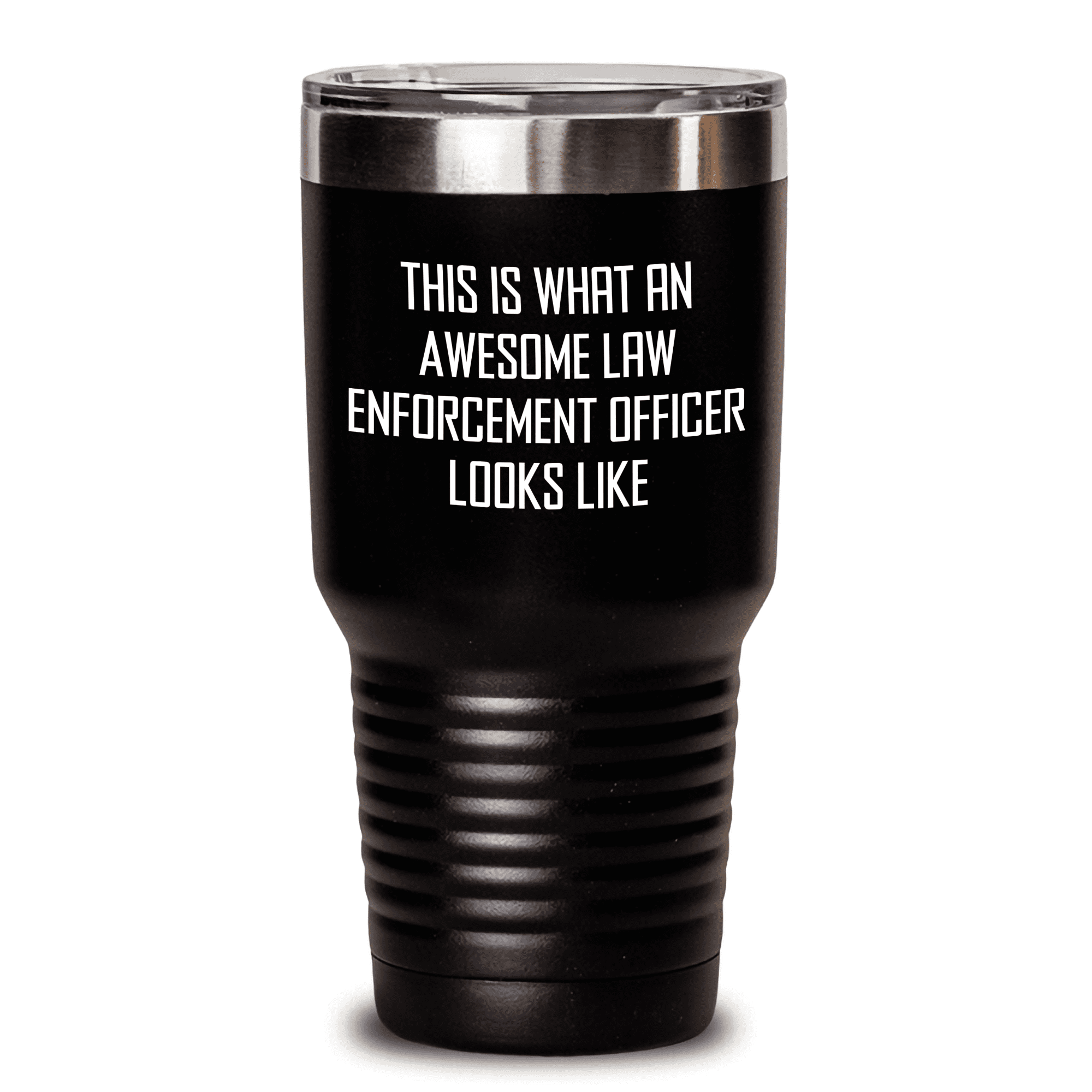 Funny Law Enforcement Officer Gifts, Inspirational Tumbler for Dad's ...