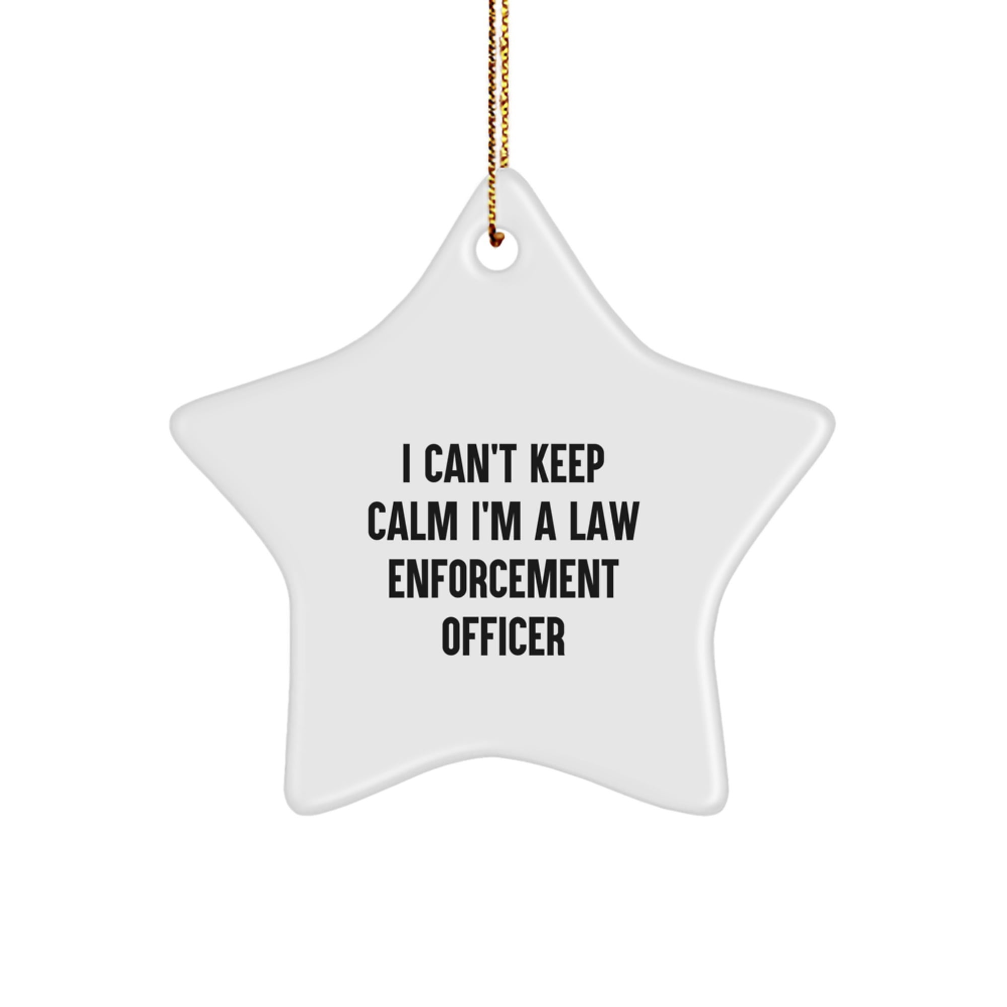 Funny Law Enforcement Officer Gifts from Friends - 'I Can't Keep Calm I ...