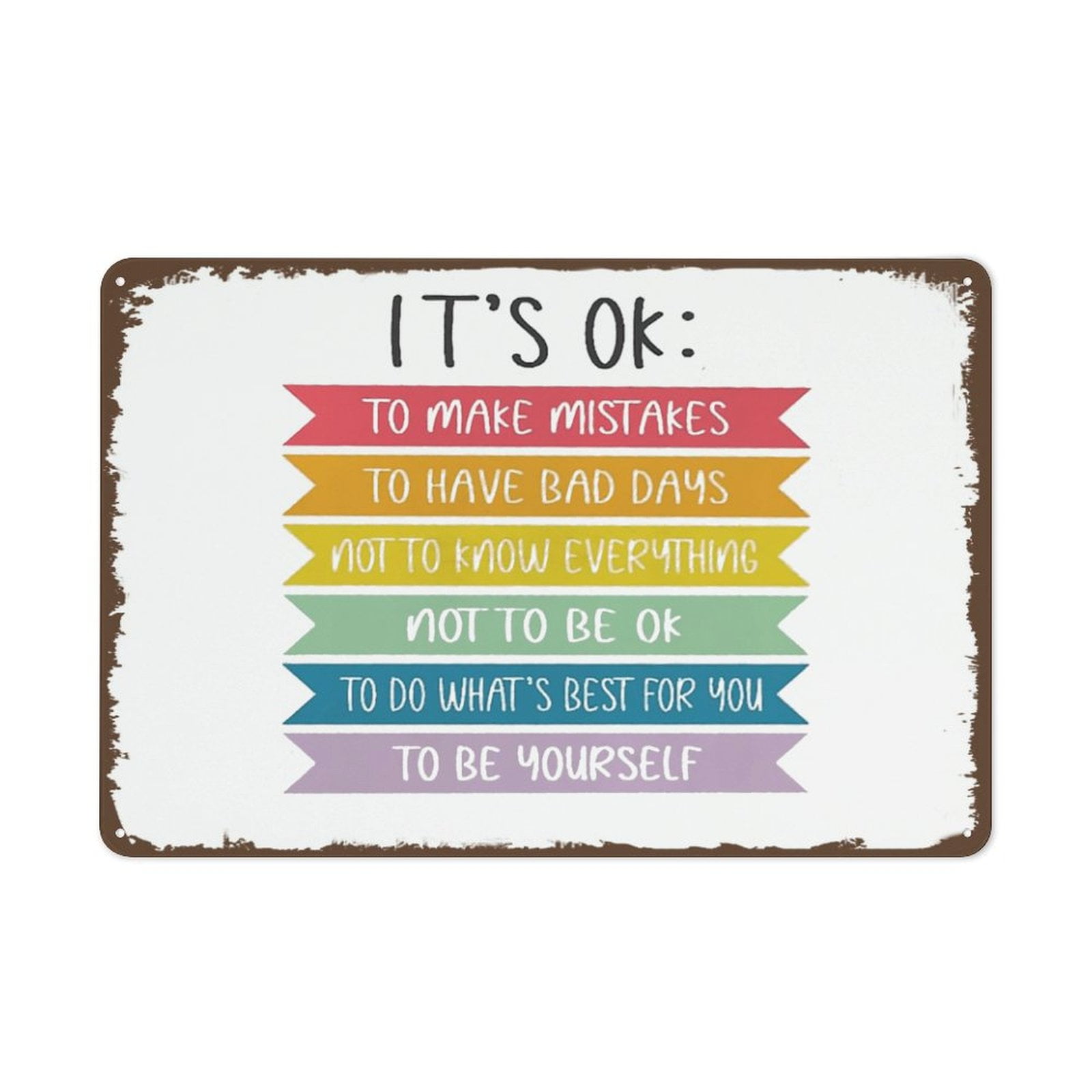 Funny Leader Definition Inspirational Hanging Metal Sign Door Decor ...