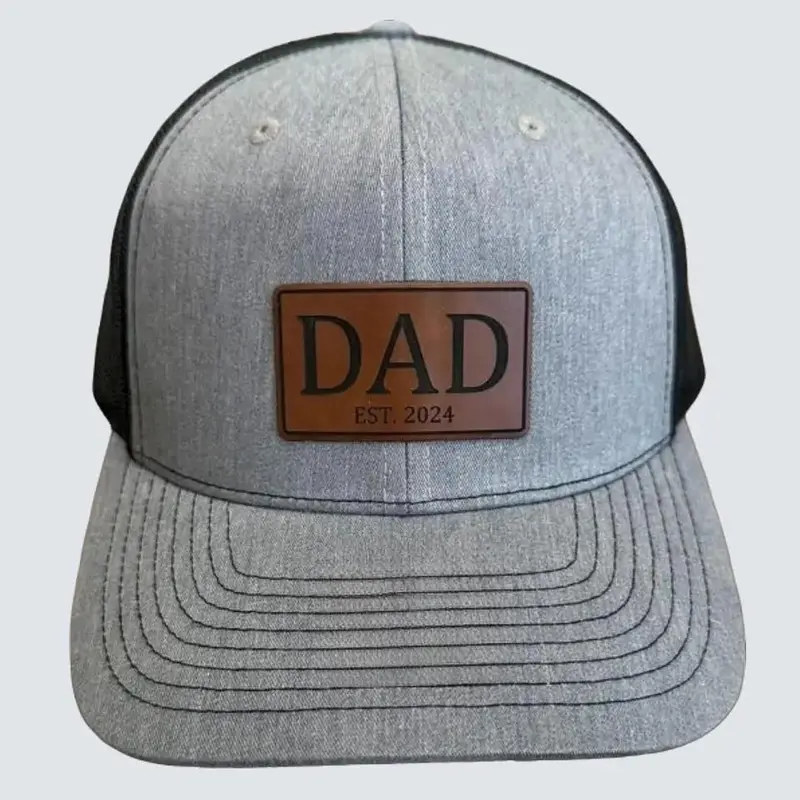 Funny Leather Patch Hat, Funny Snapback Trucker Cap with Bold Statement ...