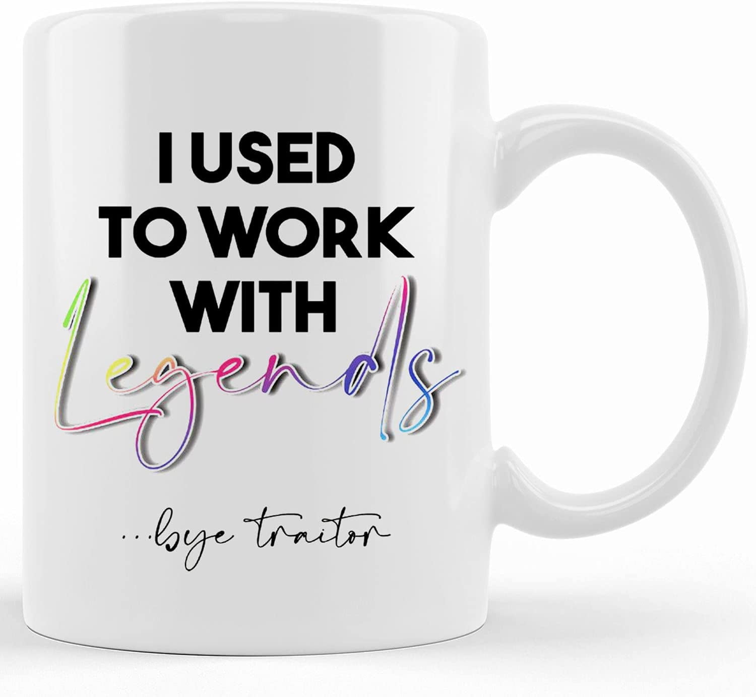 Funny Leaving Gift Coffee Mug New Job Present I Used To Work With ...