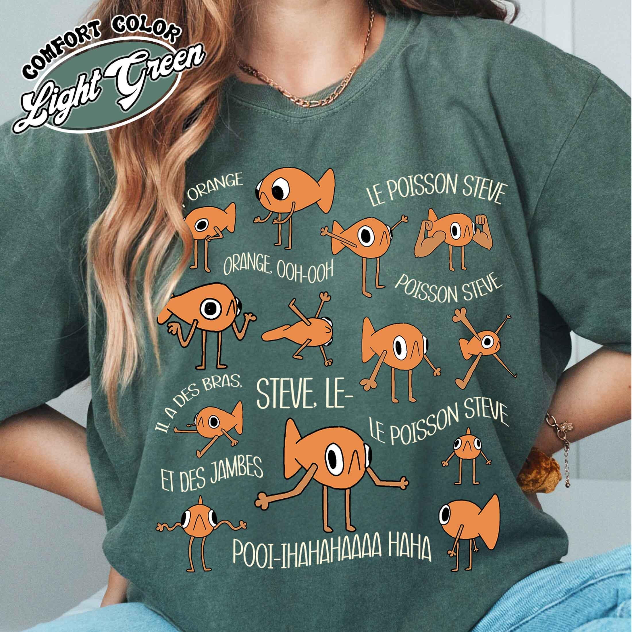 Funny Lee Pois.Son Steven Unisex T-Shirt, Viral Meme Orange Tiktok Fish ...