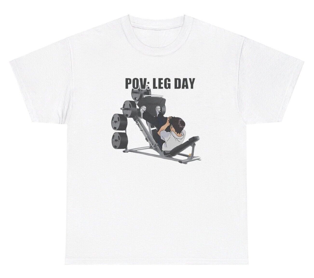Funny Leg Day Gym Shirt – Gen Z Ironic Fitness Graphic Shirt - Walmart.com