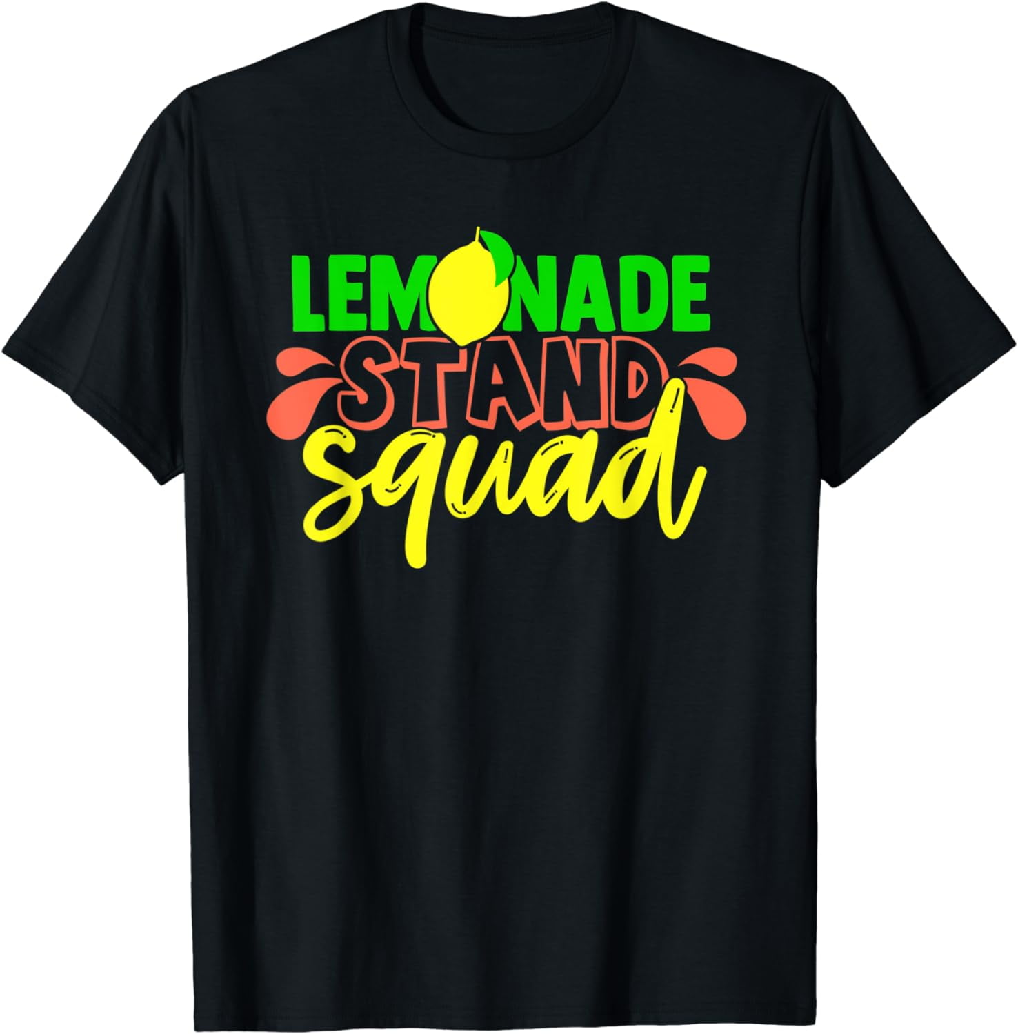 Funny Lemonade Stand Squad Summertime Vacation Lemon Juice T-Shirt ...