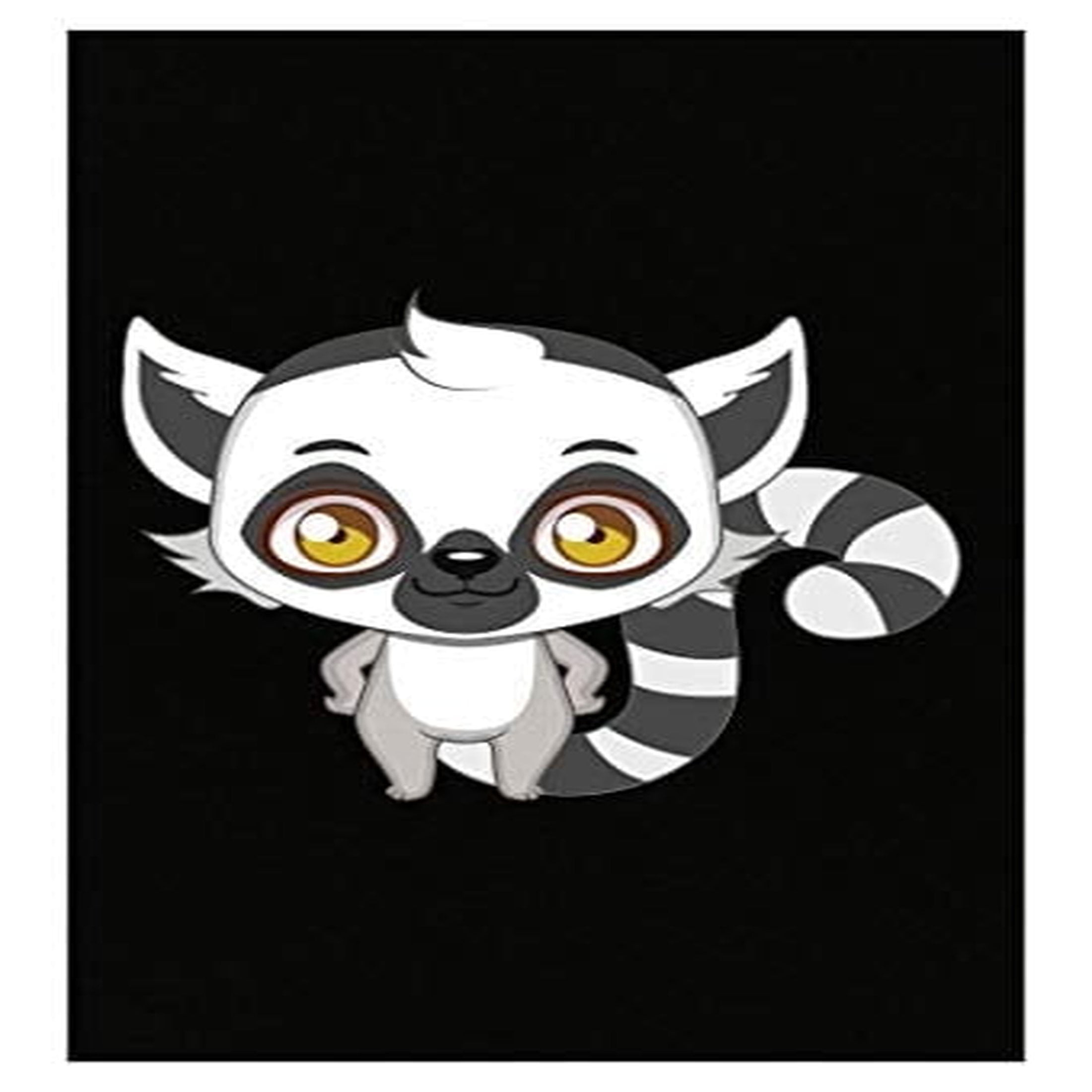 Funny Lemur Poster - Wall Decor for Animal Lovers Gift - Walmart.com