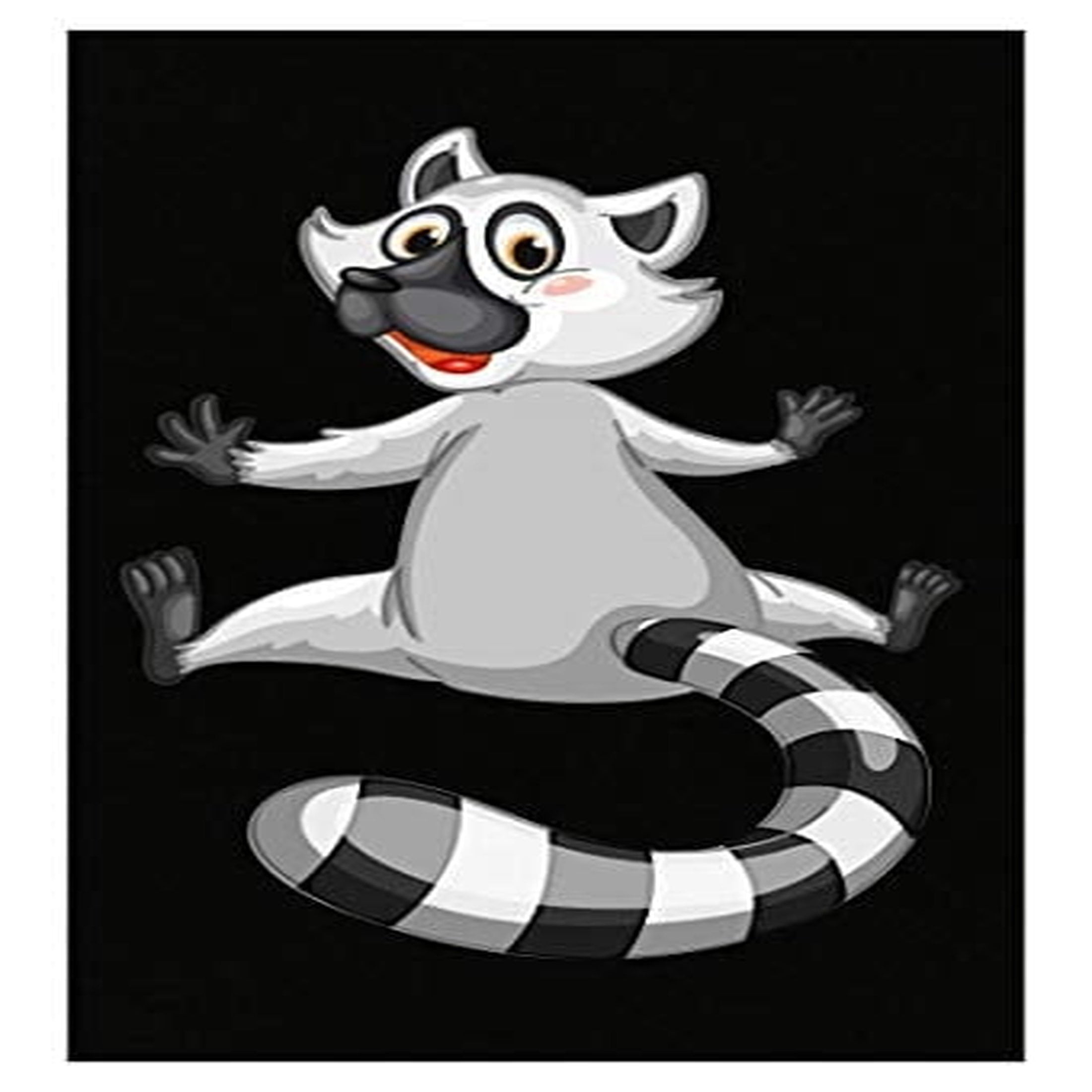 Funny Lemur Poster - Wall Decor for Home or Office Gift - Walmart.com