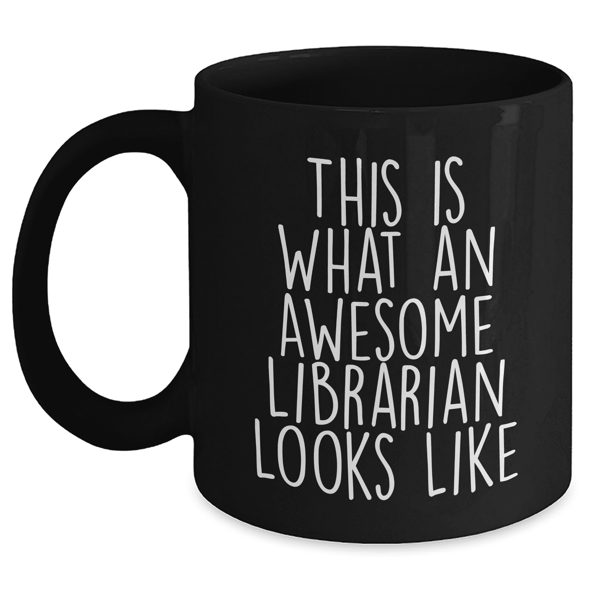 Funny Librarian Gifts - Black Coffee Mug for Librarian Friends from ...