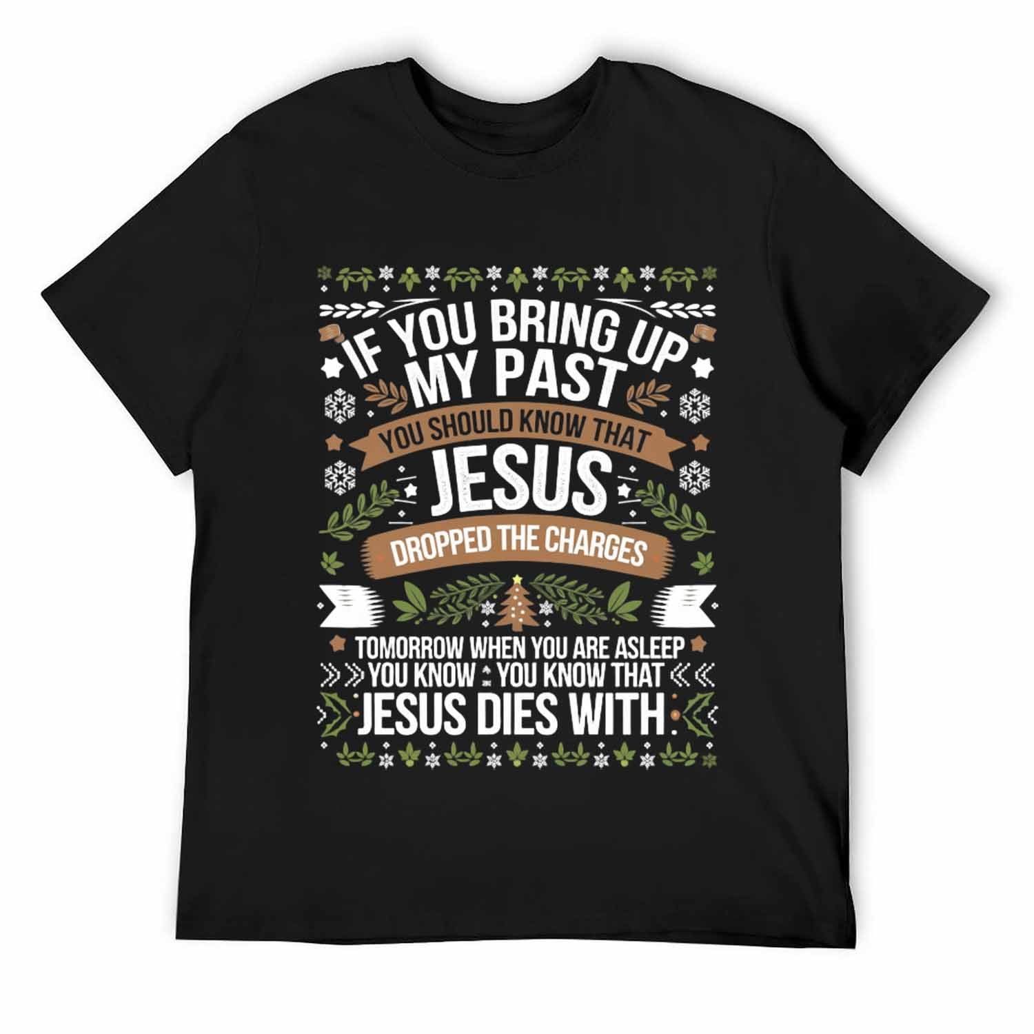 Funny Library Design Men Women Book Reader Reading If You Bring Up My Past You Should Know That ...