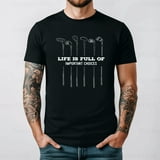 Funny Life Is Full Of Important Choices Golf Lover Fun Graphic Tee,for ...
