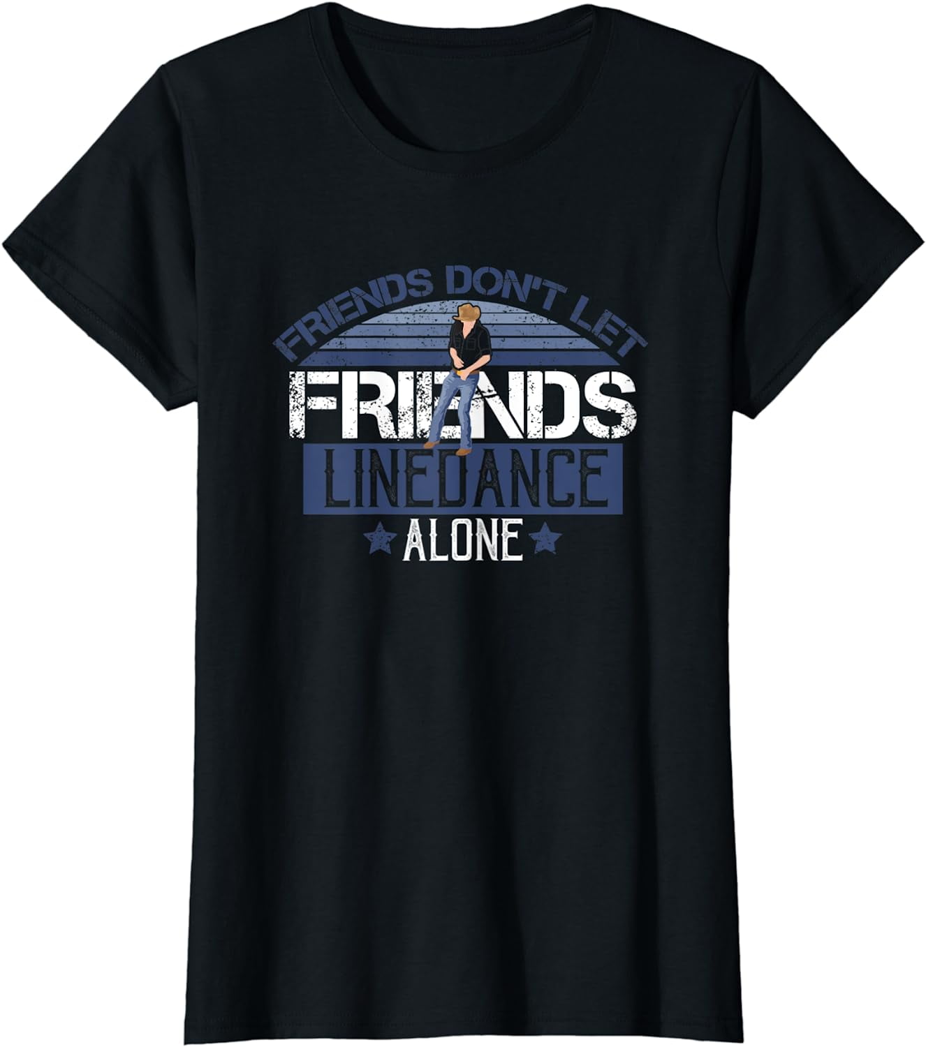 Funny Line Dance Shirt Best Friends Group Art - Walmart.com