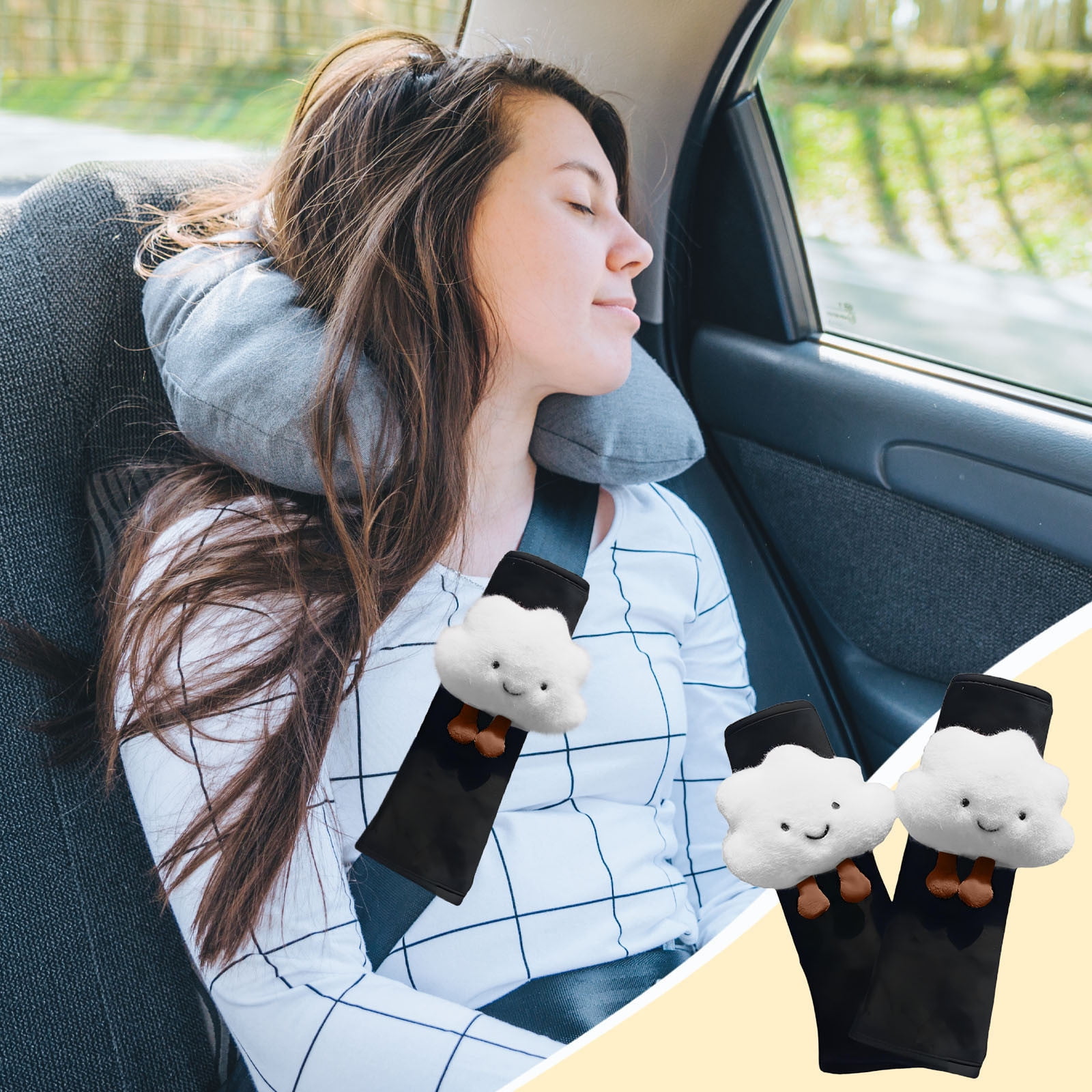 Funny Little Monk Car Decor - Cute Sweeping Monks Figurine Set for ...