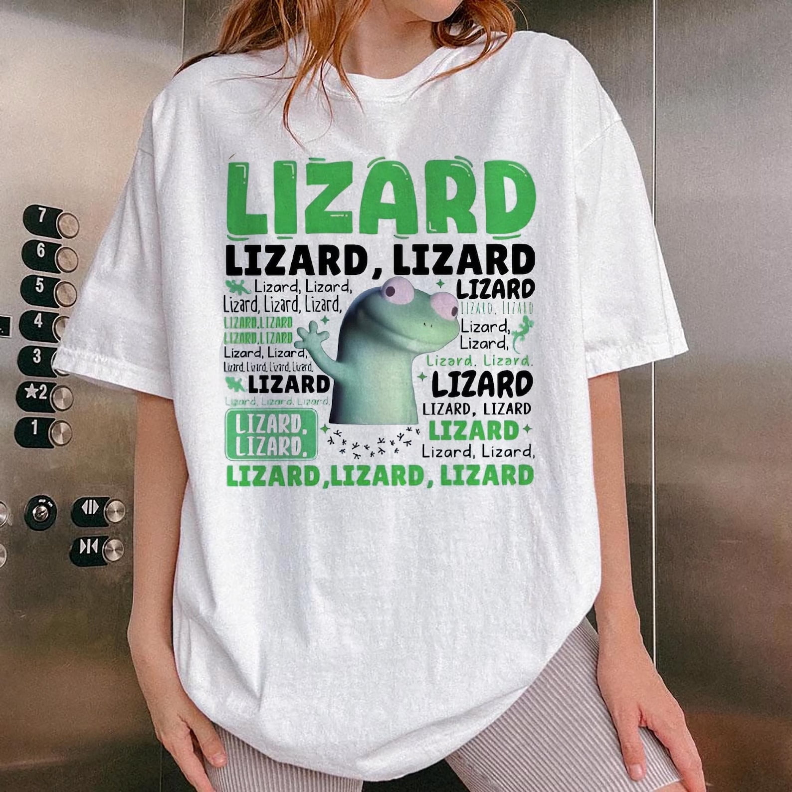 Funny Lizard Meme Shirt – Quirky Viral-Style Graphic Tee for Men and Women - Walmart.com