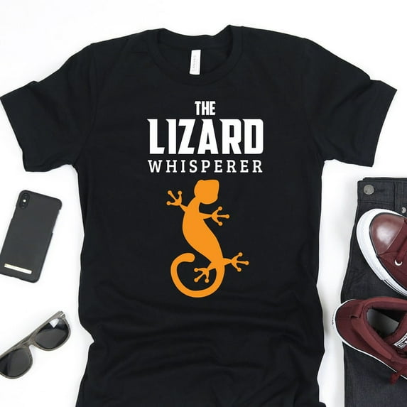 Funny Lizard Whisperer Pet Reptile Animal Nature Fun Graphic Tee Shirt ...