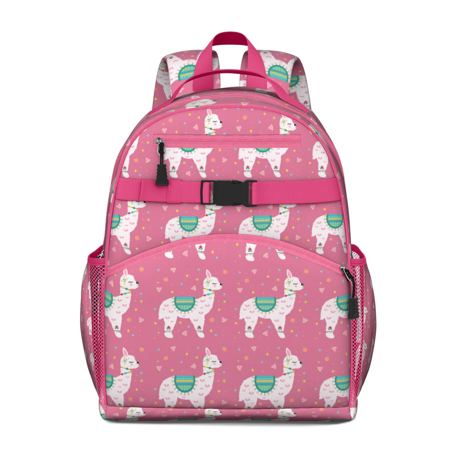 Funny Llama Cartoon Backpack - Spine-Protecting Ergonomic Design ...