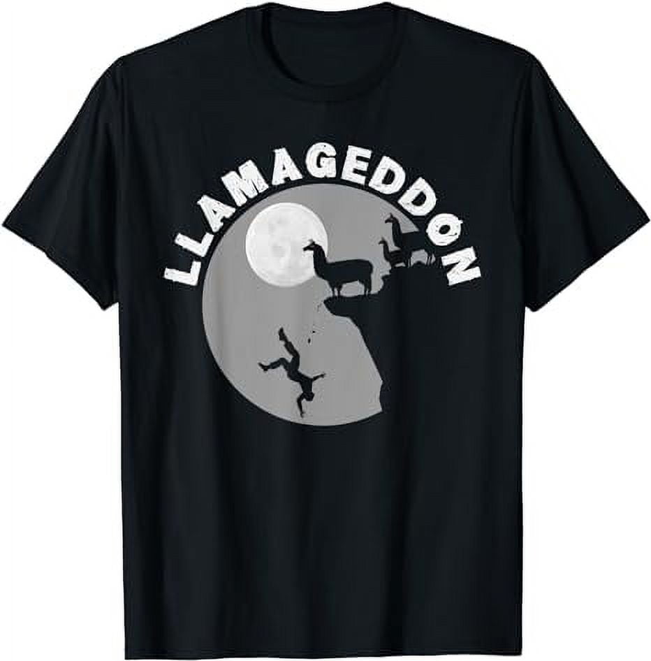 Funny Llamageddon T-Shirt For Llama Barnyard Lovers - Walmart.com
