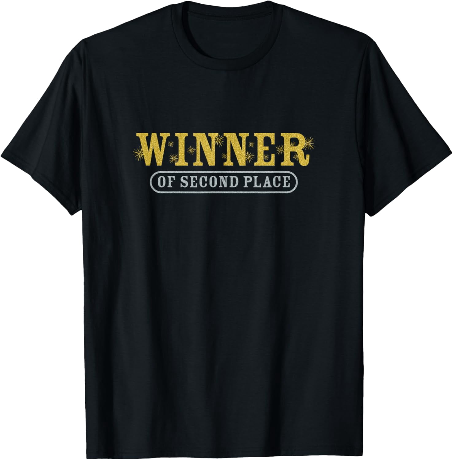 Funny Loser Winner of Second Place Runner-up Humor Sports T-Shirt men ...