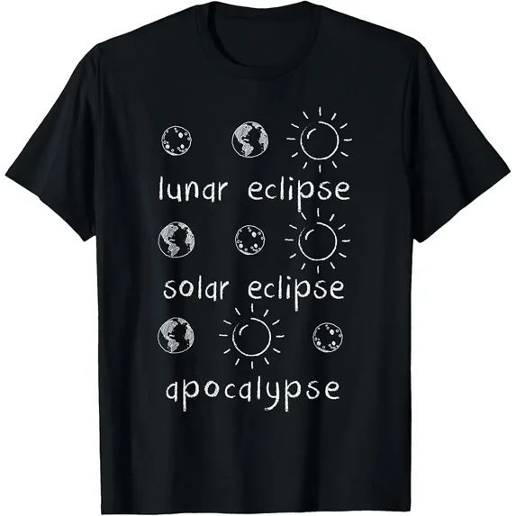 Funny Lunar Solar Eclipse Apocalypse Diagram Science Teacher Unisex ...