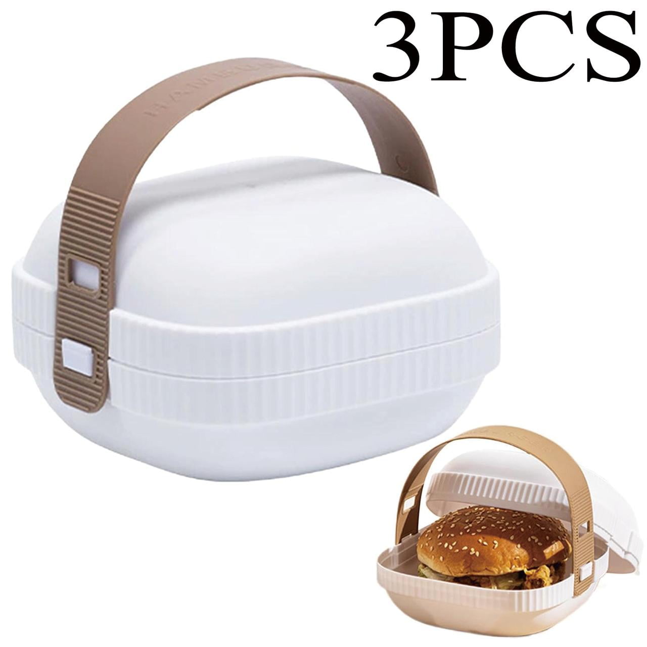 Funny Lunch Box,Portable Handheld Burger Box,Sandwich Containers ...