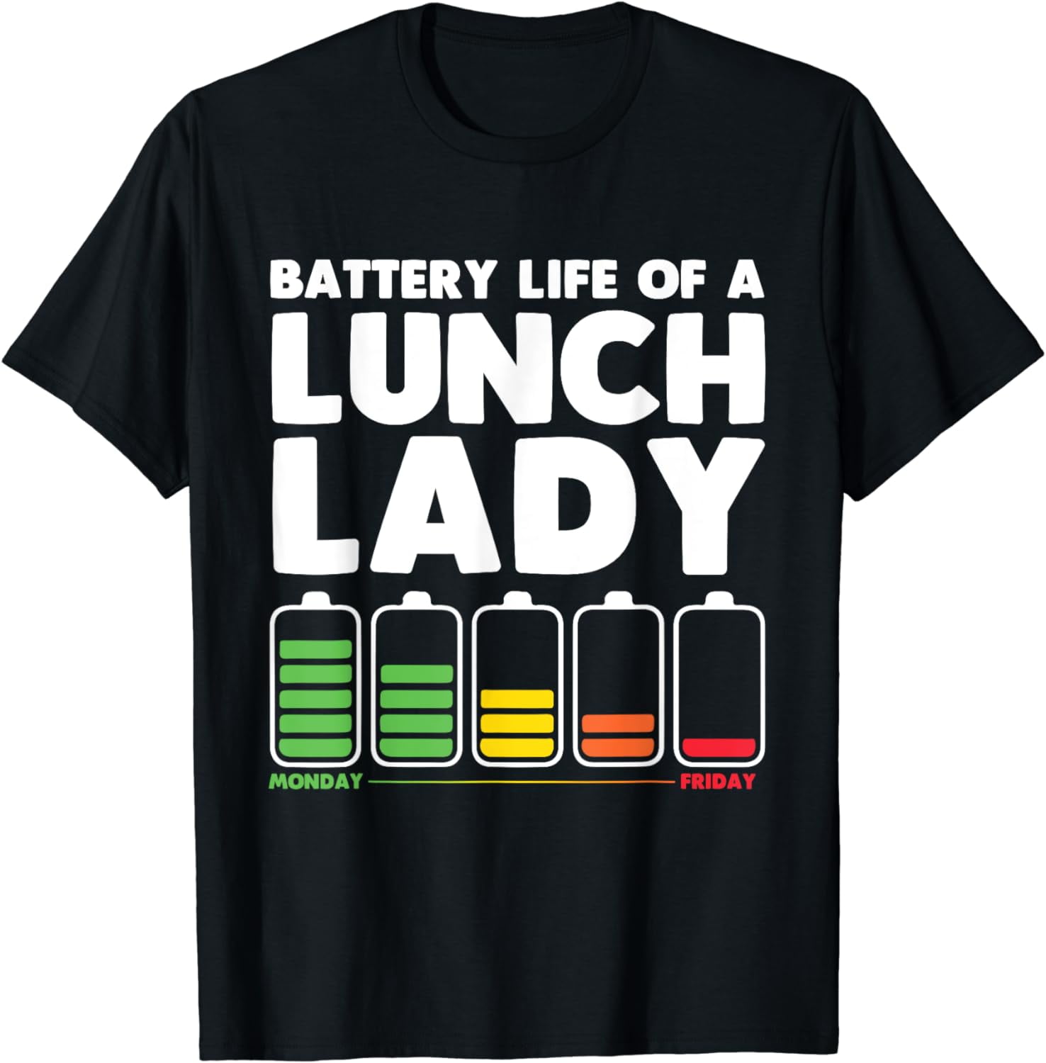 Funny Lunch Lady Art For Men Women Cafeteria Lunch Monitor T-Shirt ...