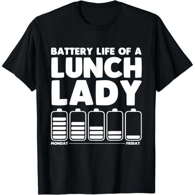 Funny Lunch Lady Art For Men Women Cafeteria Lunch Monitor T-Shirt ...