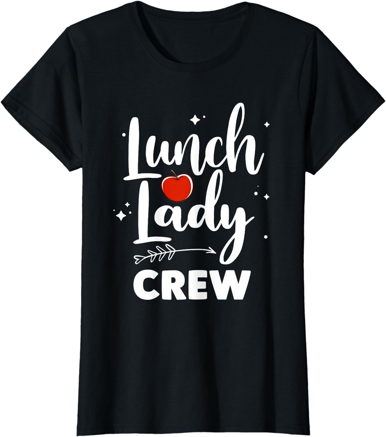 Funny Lunch Lady Design School Lunch Crew T-Shirt - Walmart.com
