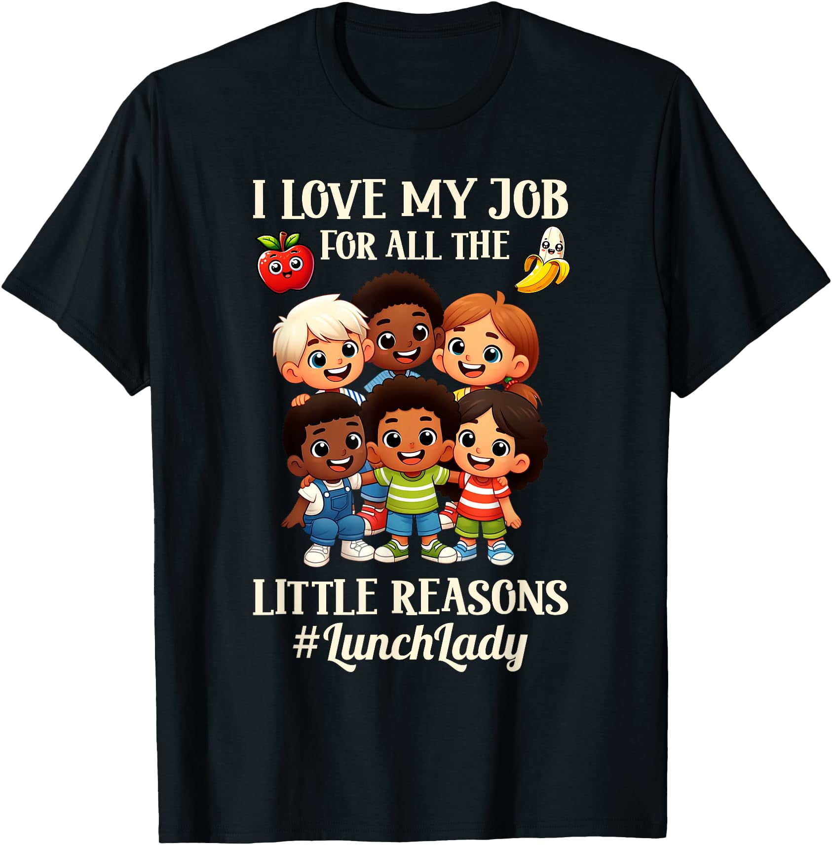 Funny Lunch Lady School Aide Appreciation Graphic T-Shirt - Walmart.com