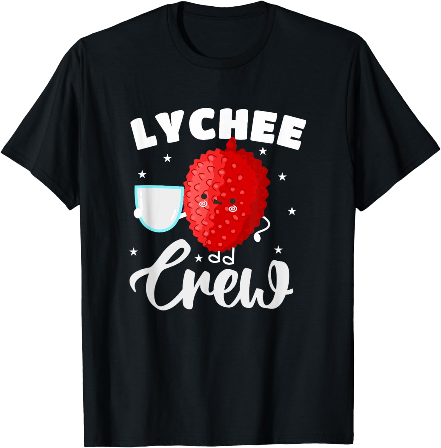 Funny Lychee Crew T-Shirt - Walmart.com