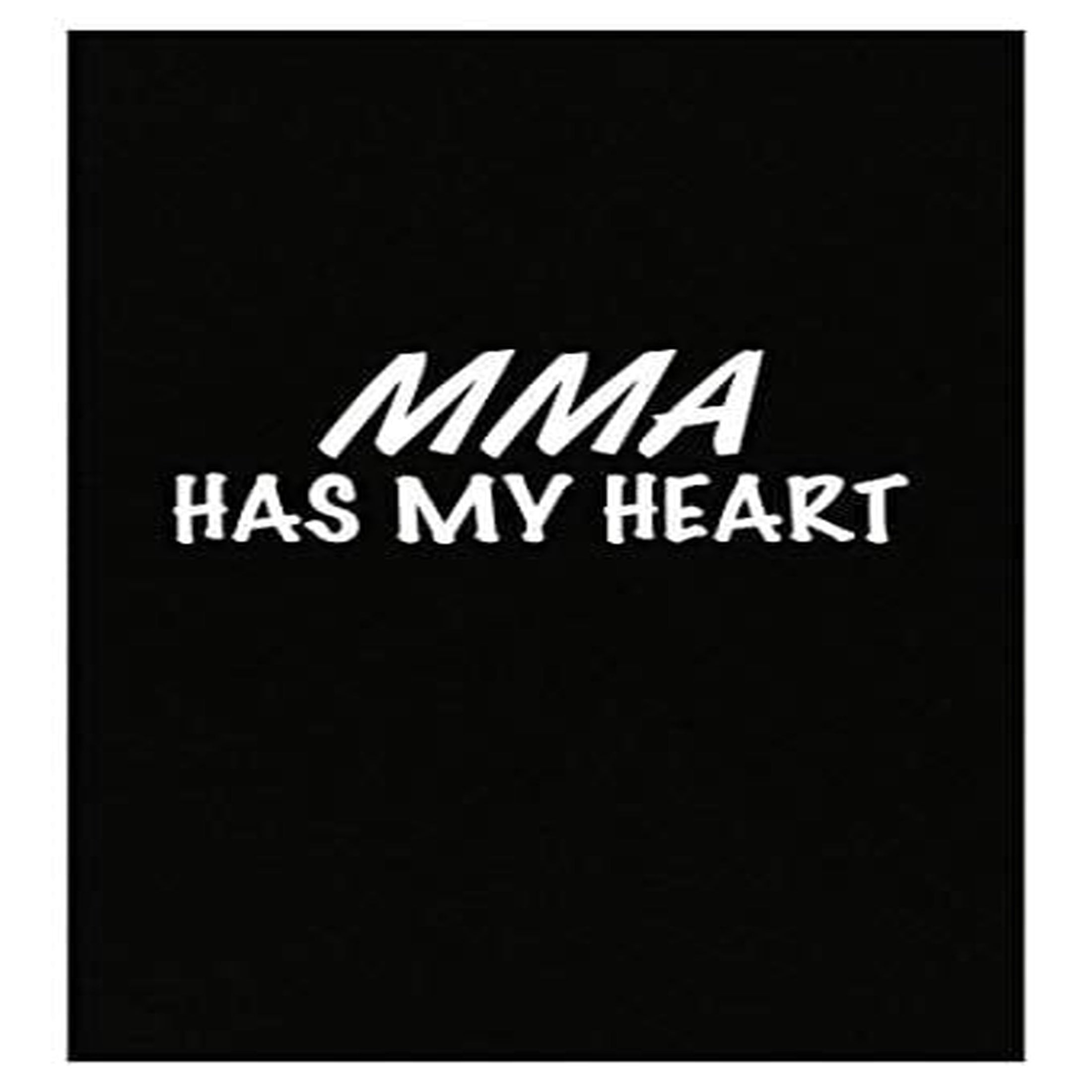 MMA Has My Heart Poster - Wall Decor for Martial Arts Fans Gift ...