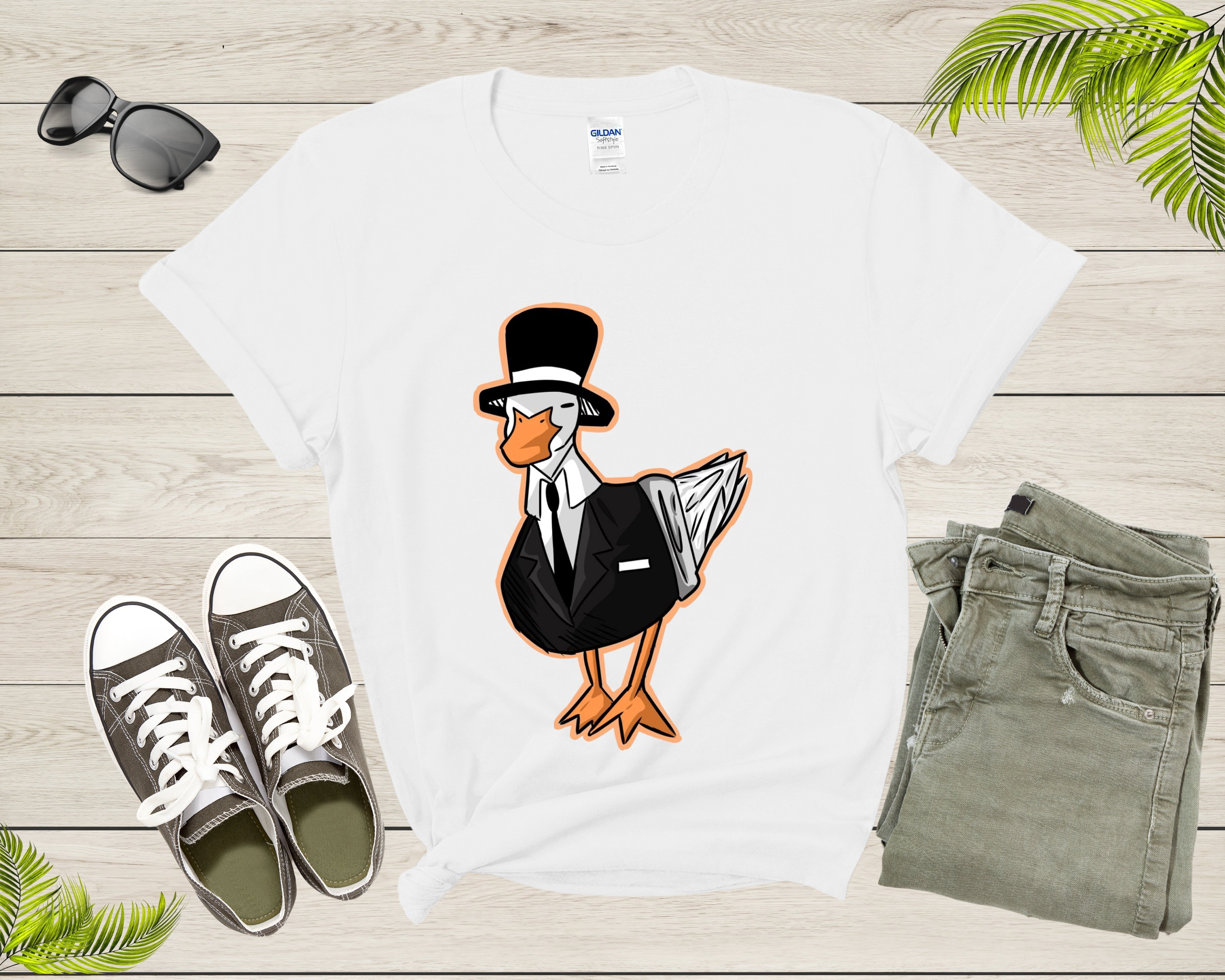 Funny Mafia Duck Lover Gift For Men Women Kids Boys Girls Teens T-shirt ...
