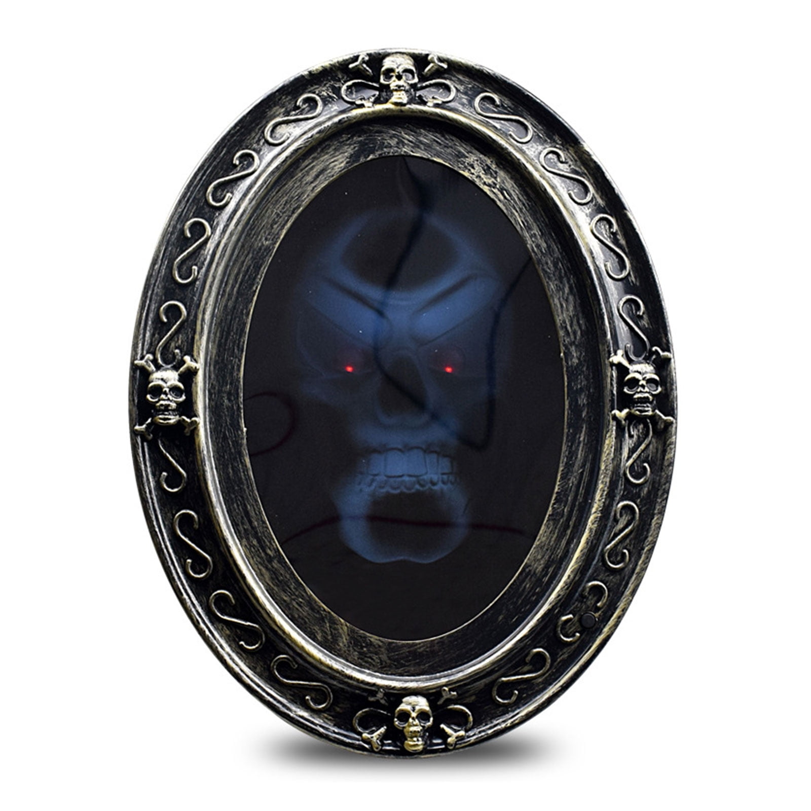 Funny Magic Haunted Mirror Halloween Motion Activated Scary Mirror ...
