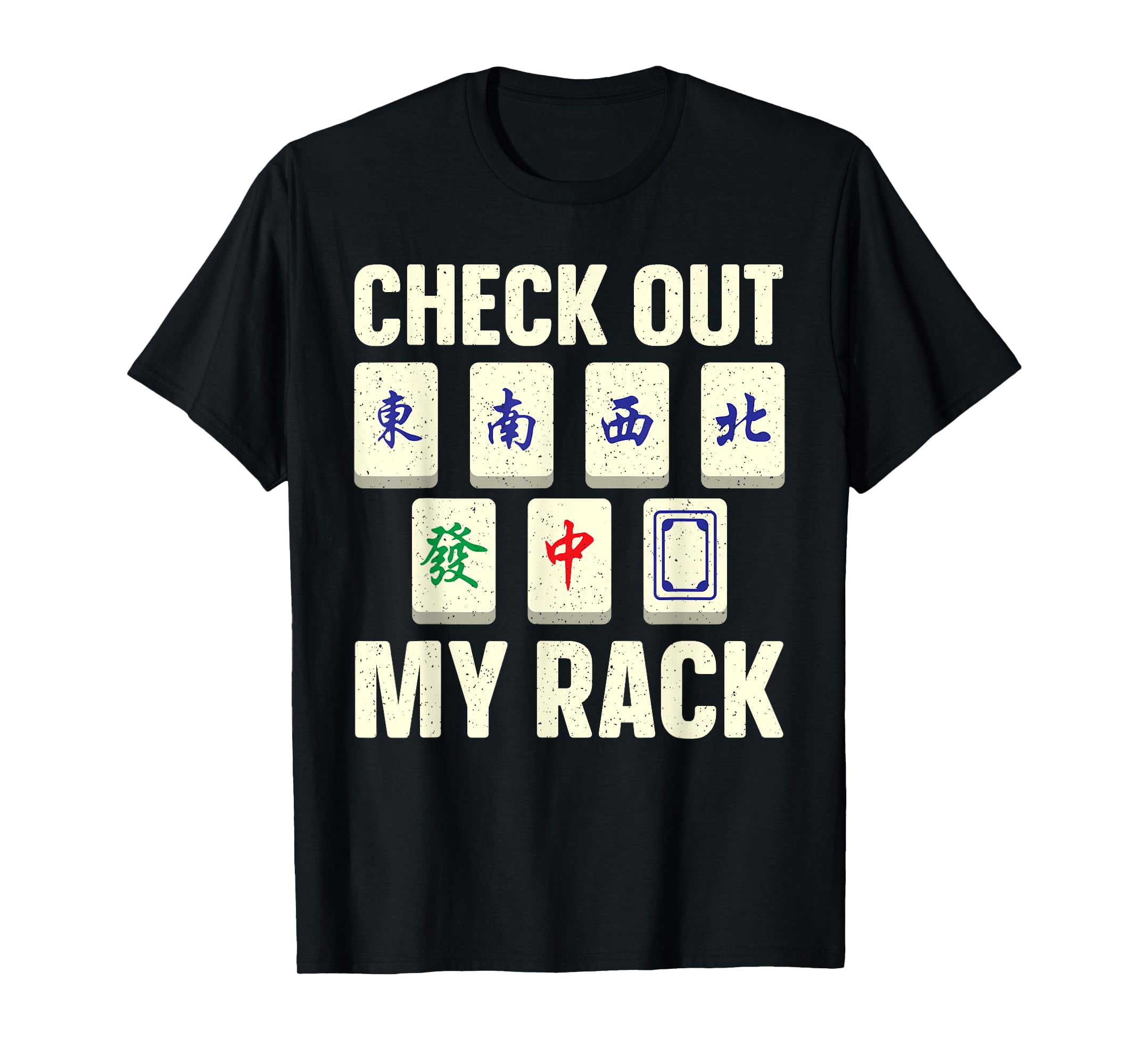 Funny Mahjong Design For Men Women Tile Game Mahjong Lover T-Shirt ...