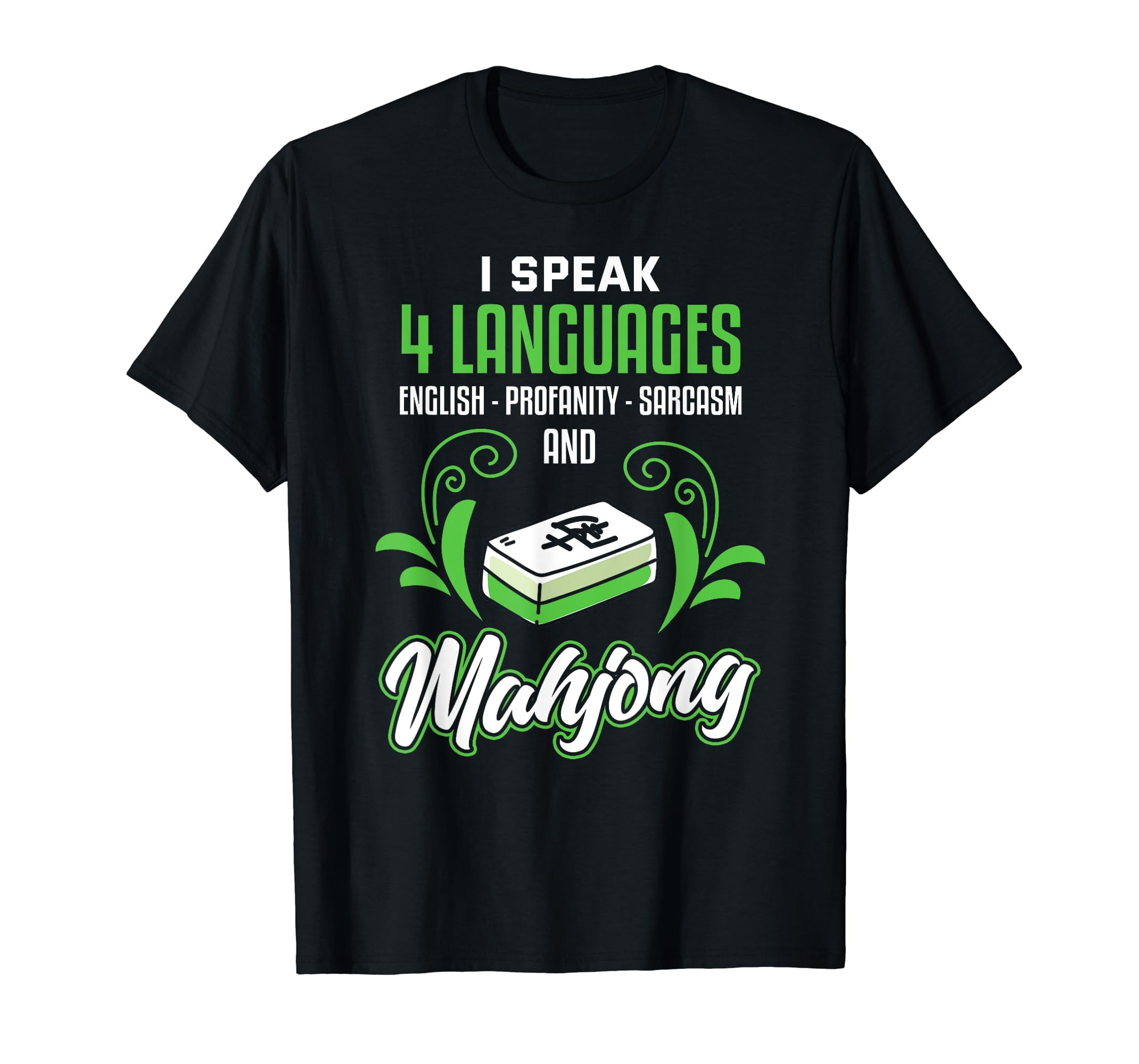 Funny Mahjong Shirt Sarcastic Game Mahjong Player T-Shirt - Walmart.com