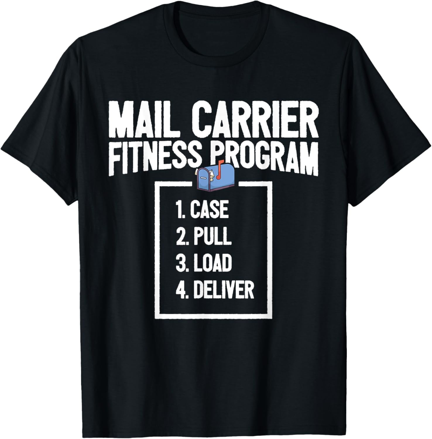 Funny Mail Carrier Mailman I Fitness Programm Postman T-Shirt Casual ...