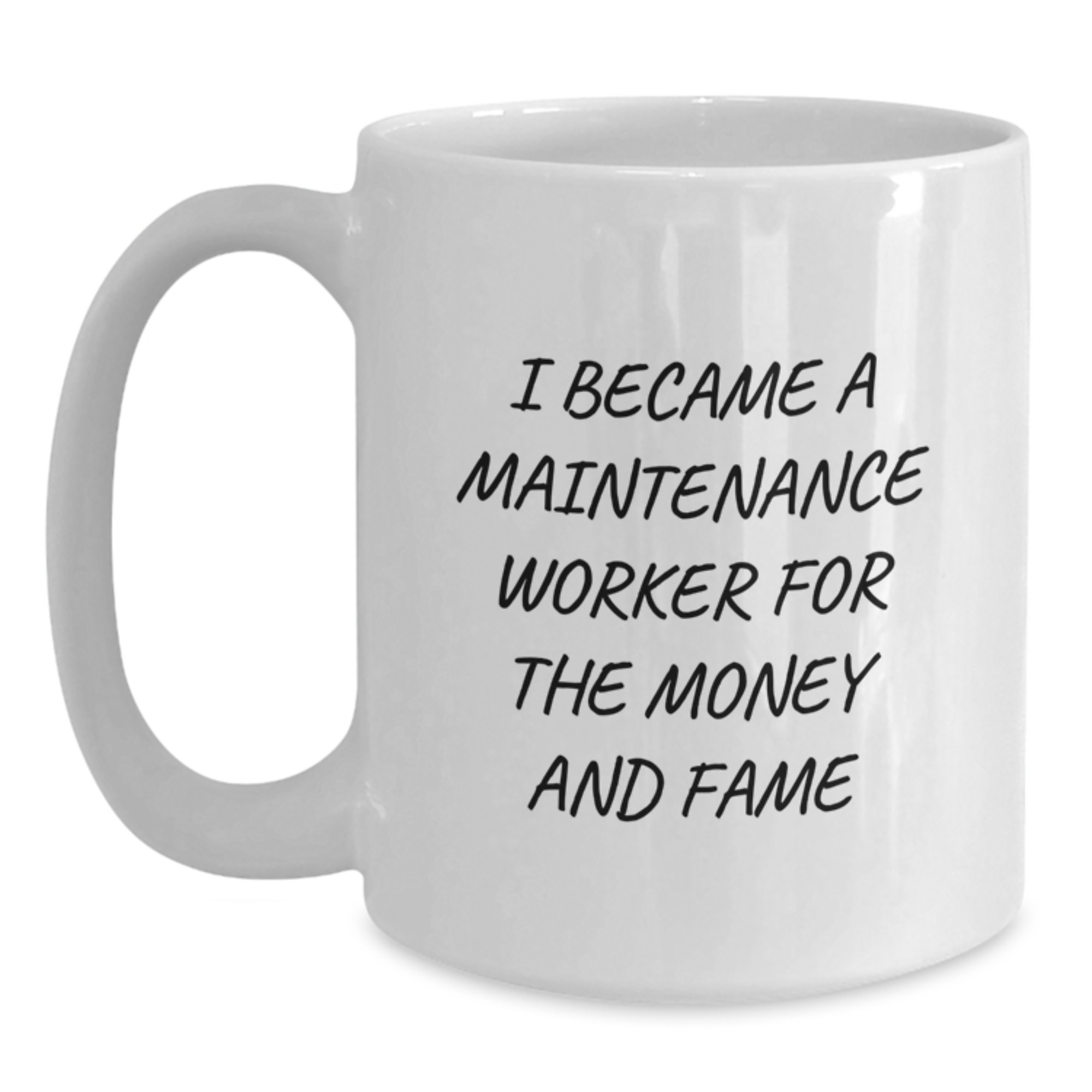 Funny Maintenance Worker Gifts for Him, White Coffee Mugs, Christmas ...