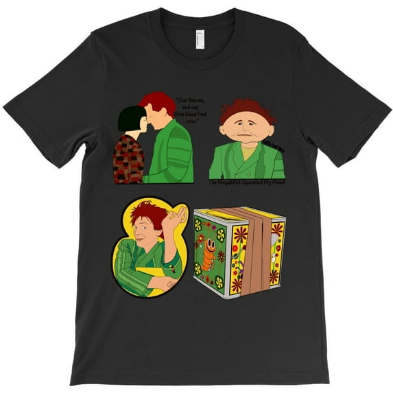 Funny Man Bottom Call Me Drop Dead Fred Movie Parody Graphic H30577 T ...