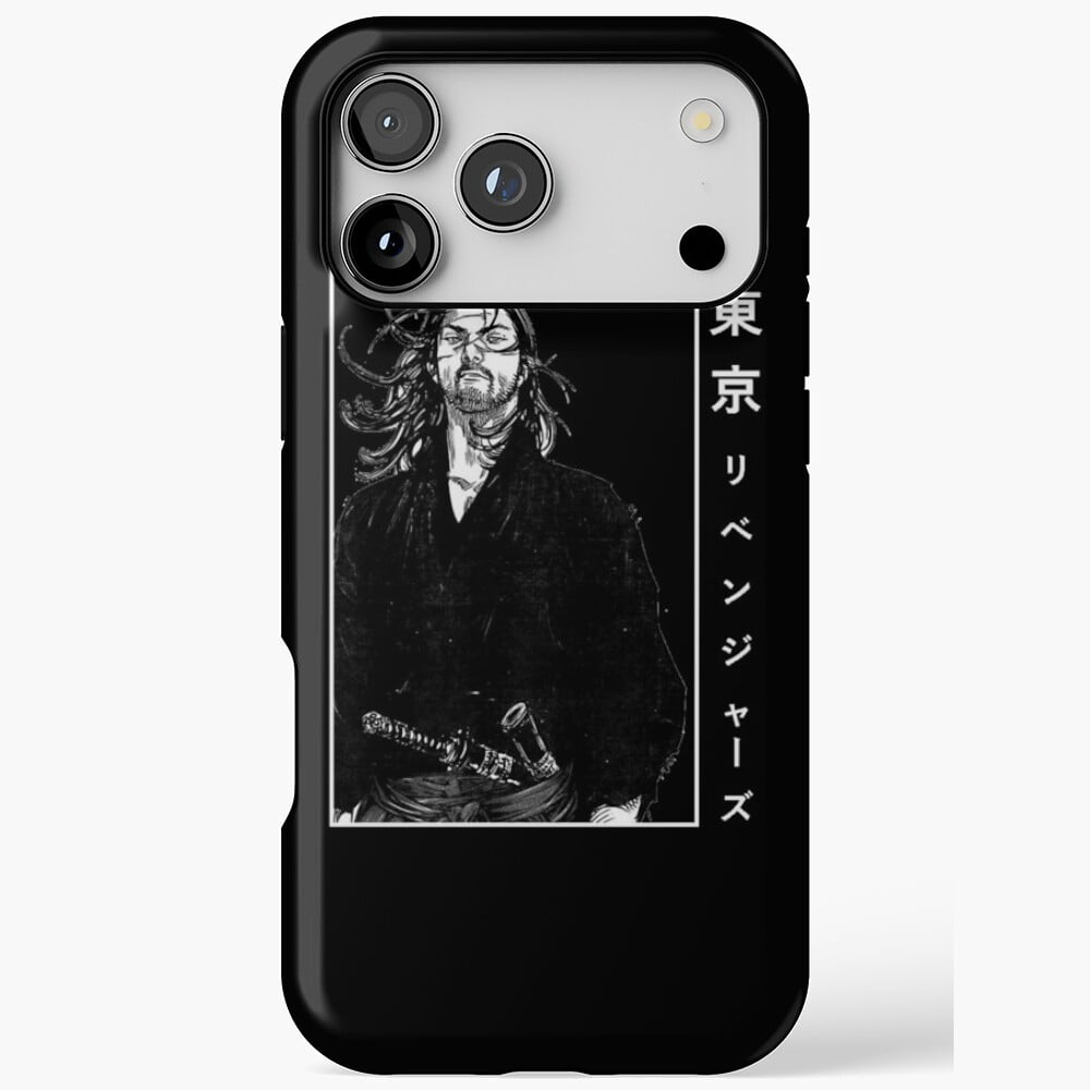 Funny Man Vagabond Anime Art iPhone Case 17 11 12 13 14 15 16 Pro Max ...