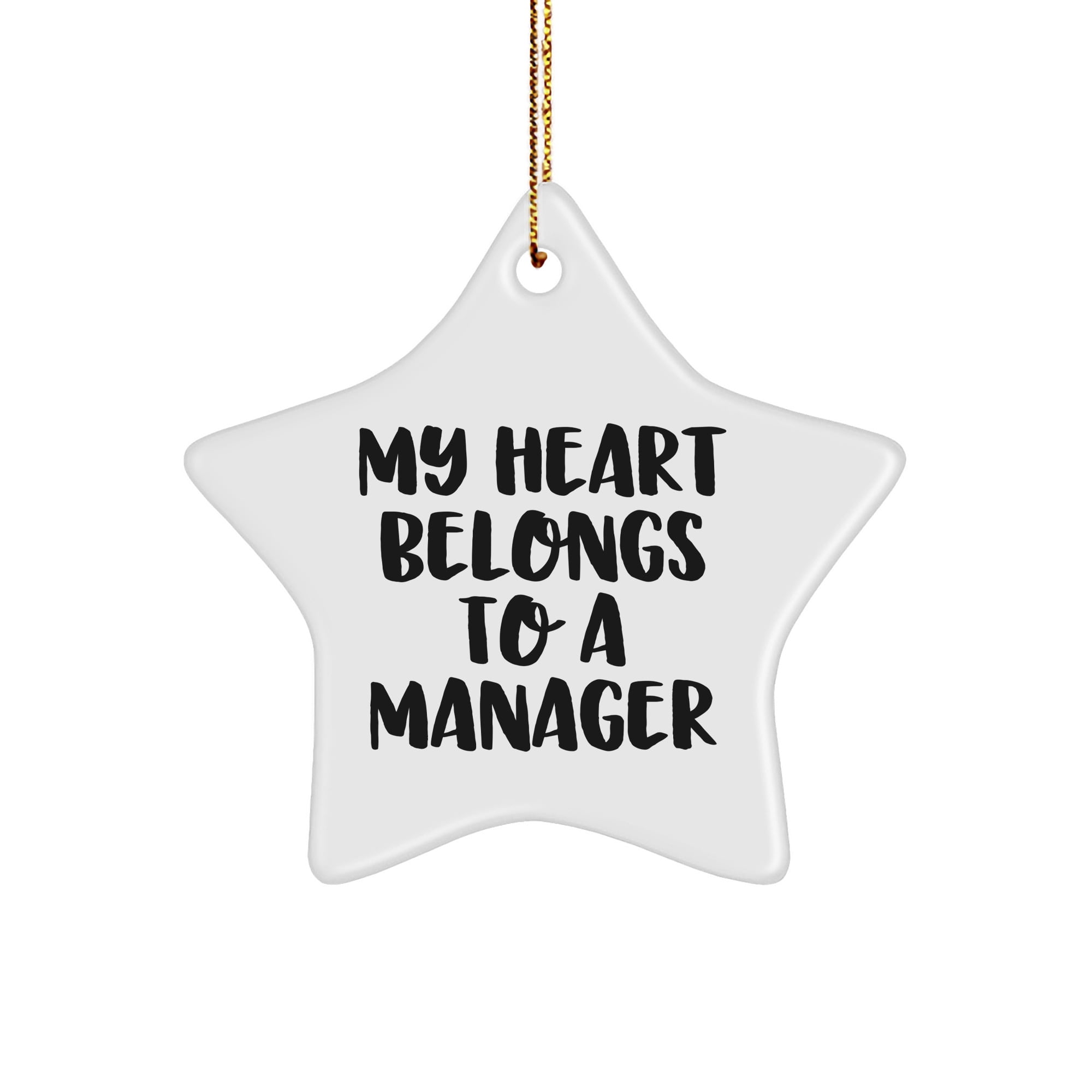 Funny Manager Gifts, Star Ornament for Him, Her, Coworkers, Family ...