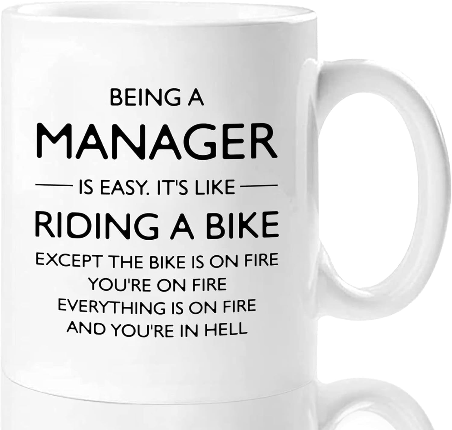 Funny Manager Gifts for Women Men-Being A Manager Is Easy 11 Oz Coffee ...