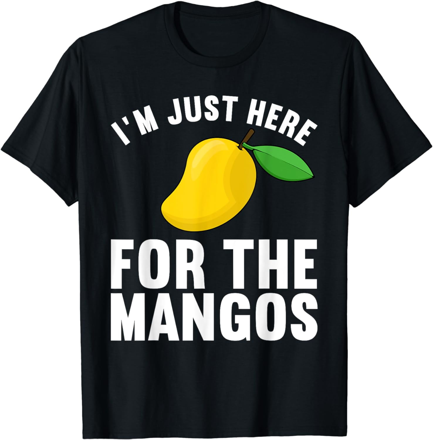 Funny Mango Design For Men Women Kids Mango Fruit Lovers T-Shirt ...