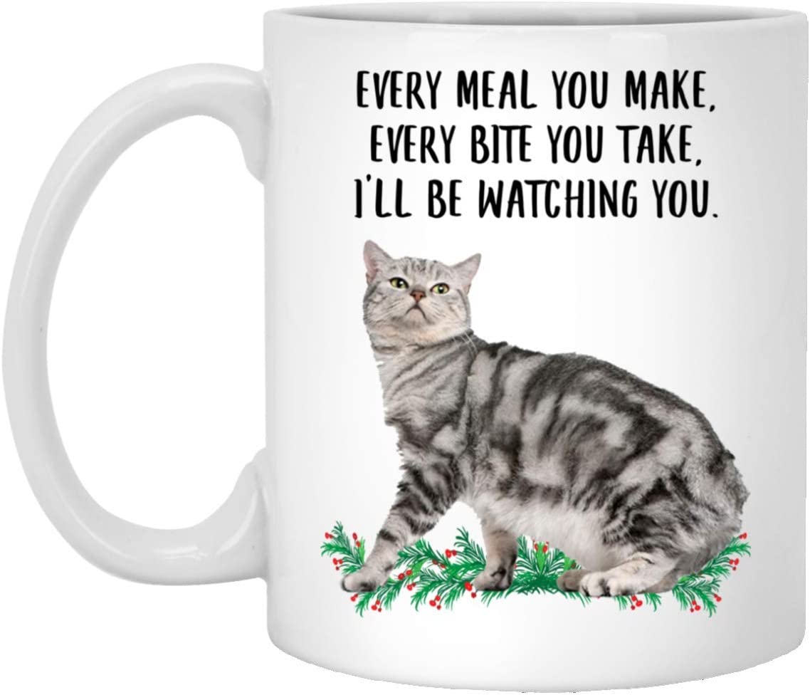 Funny Manx Cat Blue Silver Gifts For Women Mother's Day 2022 Every Meal ...
