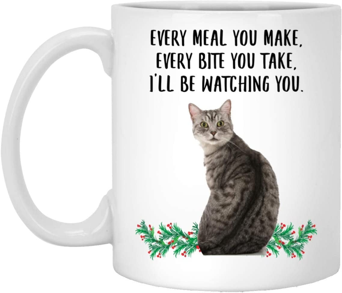 Funny Manx Cat Grey Tabby Gifts For Women Mother's Day 2022 Every Meal ...