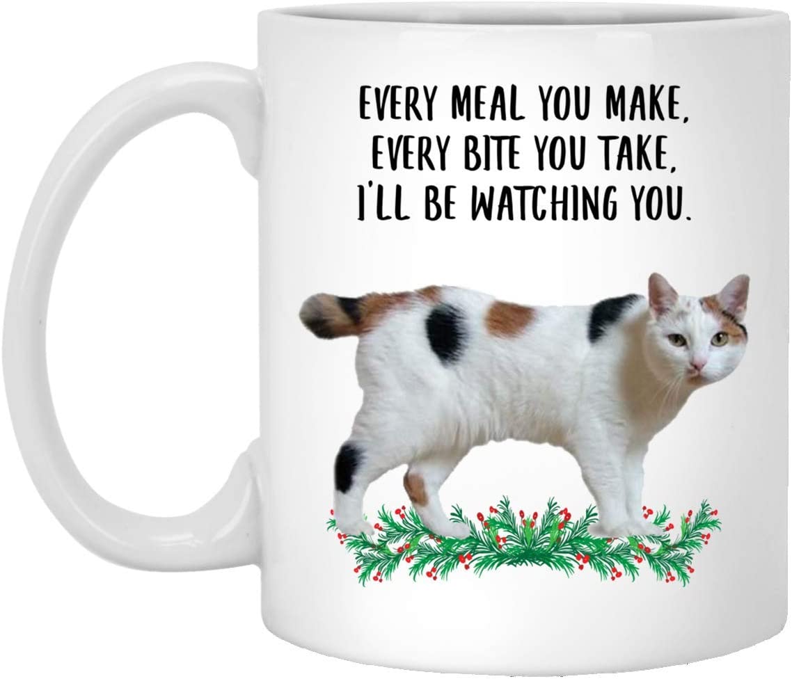 Funny Manx Cat Tri Color Gifts For Women Mother's Day 2022 Every Meal ...