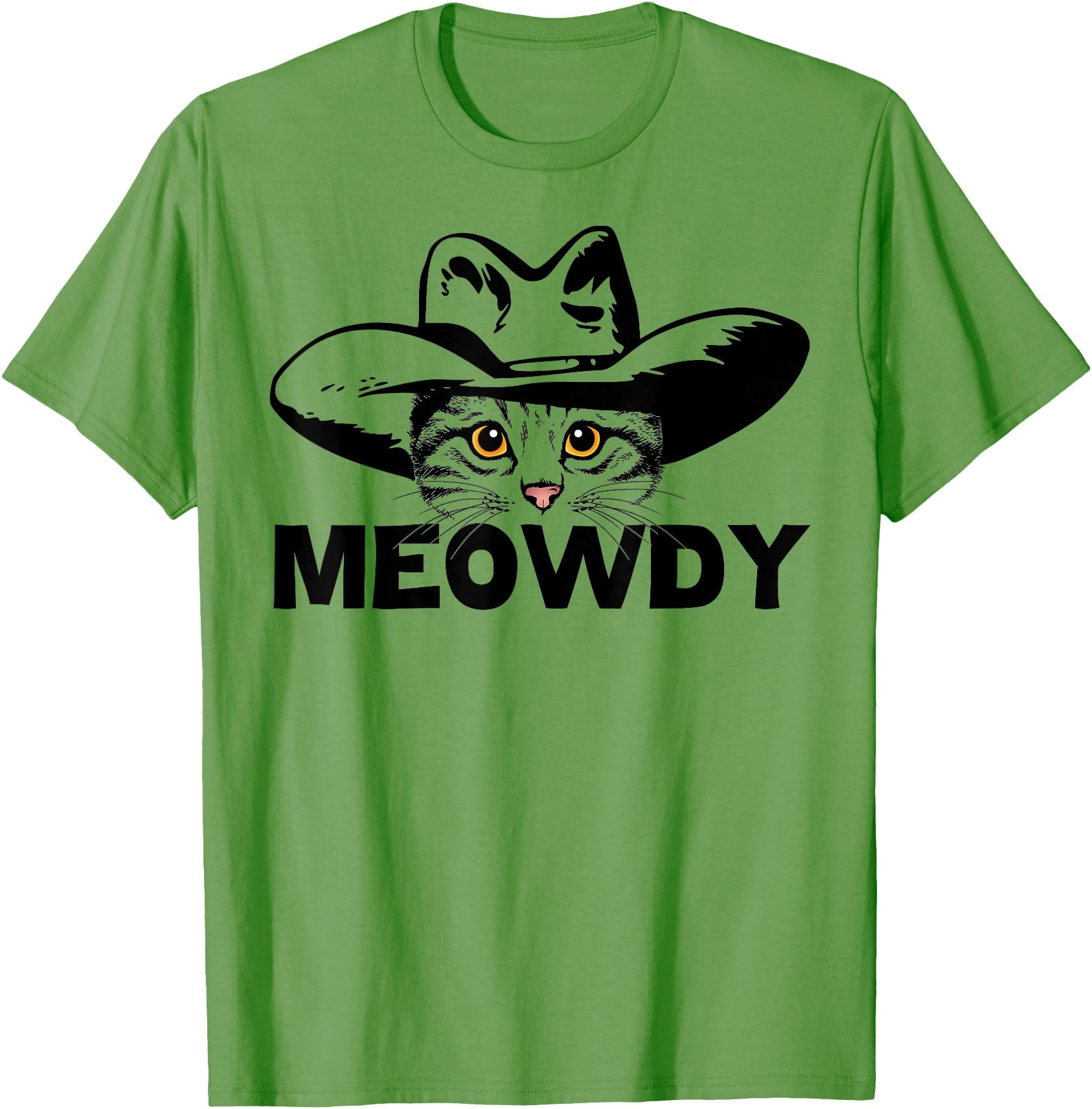 Funny Mashup Between Meow and Howdy Cat Meme Unisex T-Shirt for Men ...