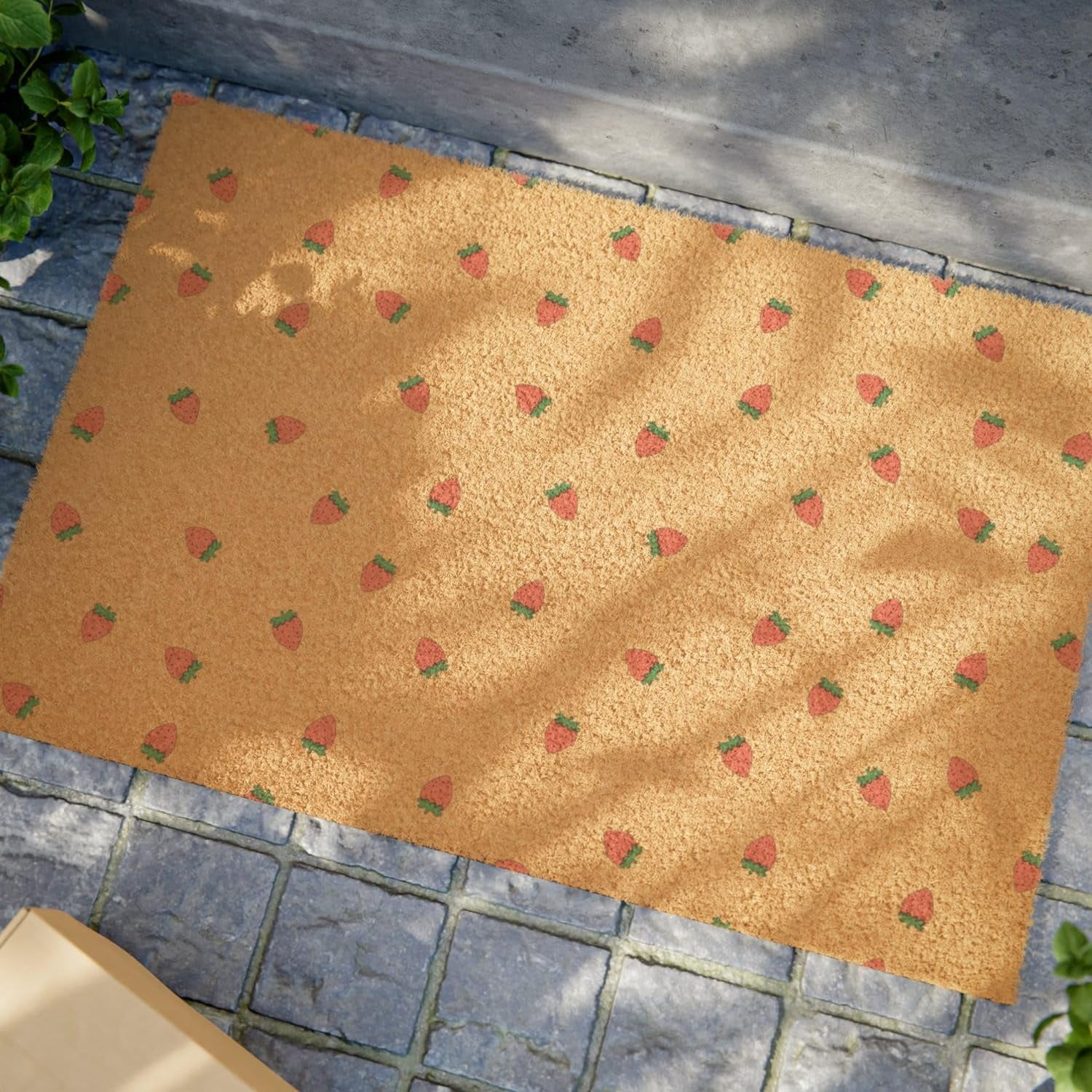 Funny Mat Color Wash Repeat Strawberries Indoor Mat Moving House Gift ...