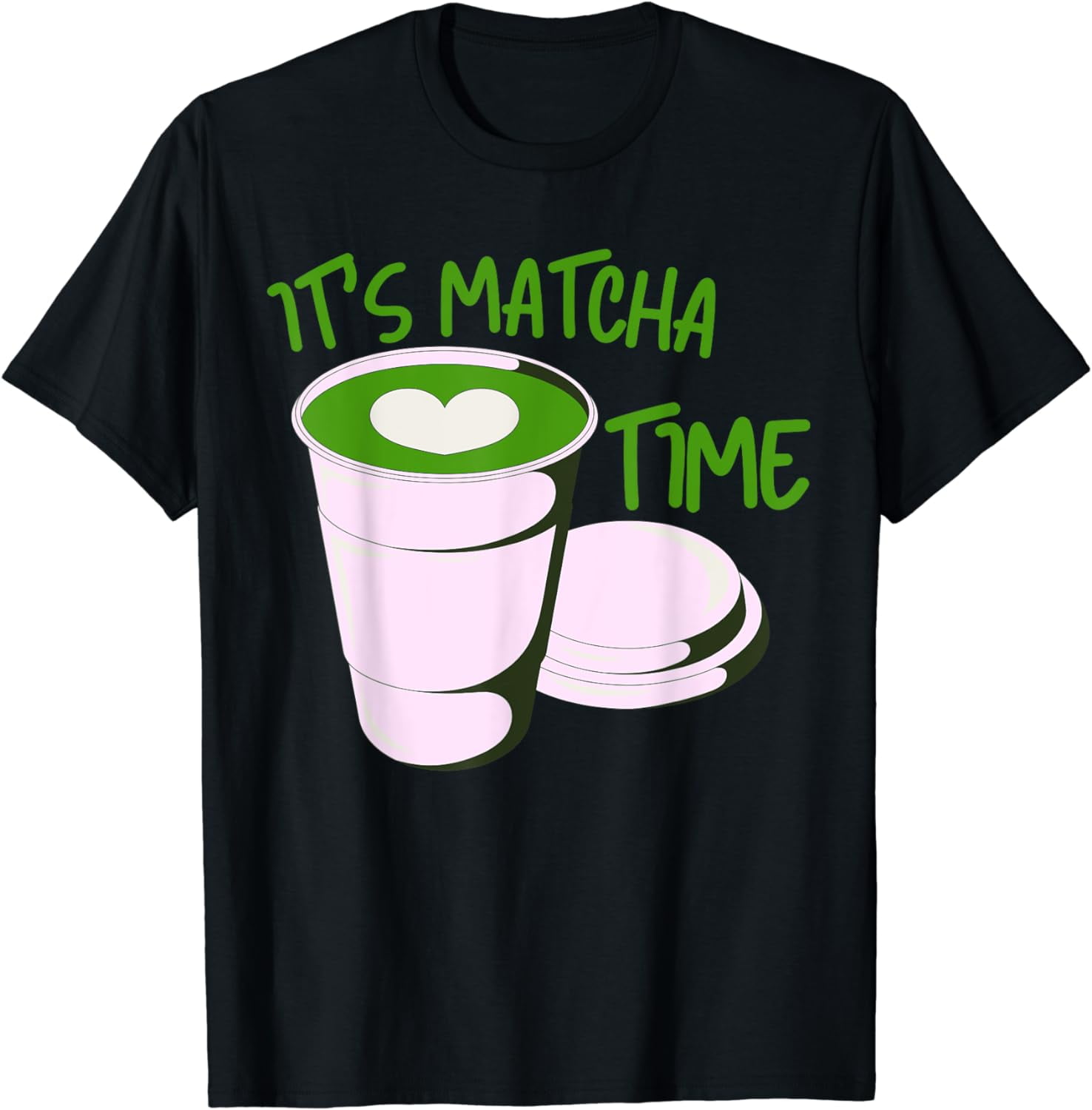 Funny Matcha Latte Green Tea Pun T-Shirt - Walmart.com