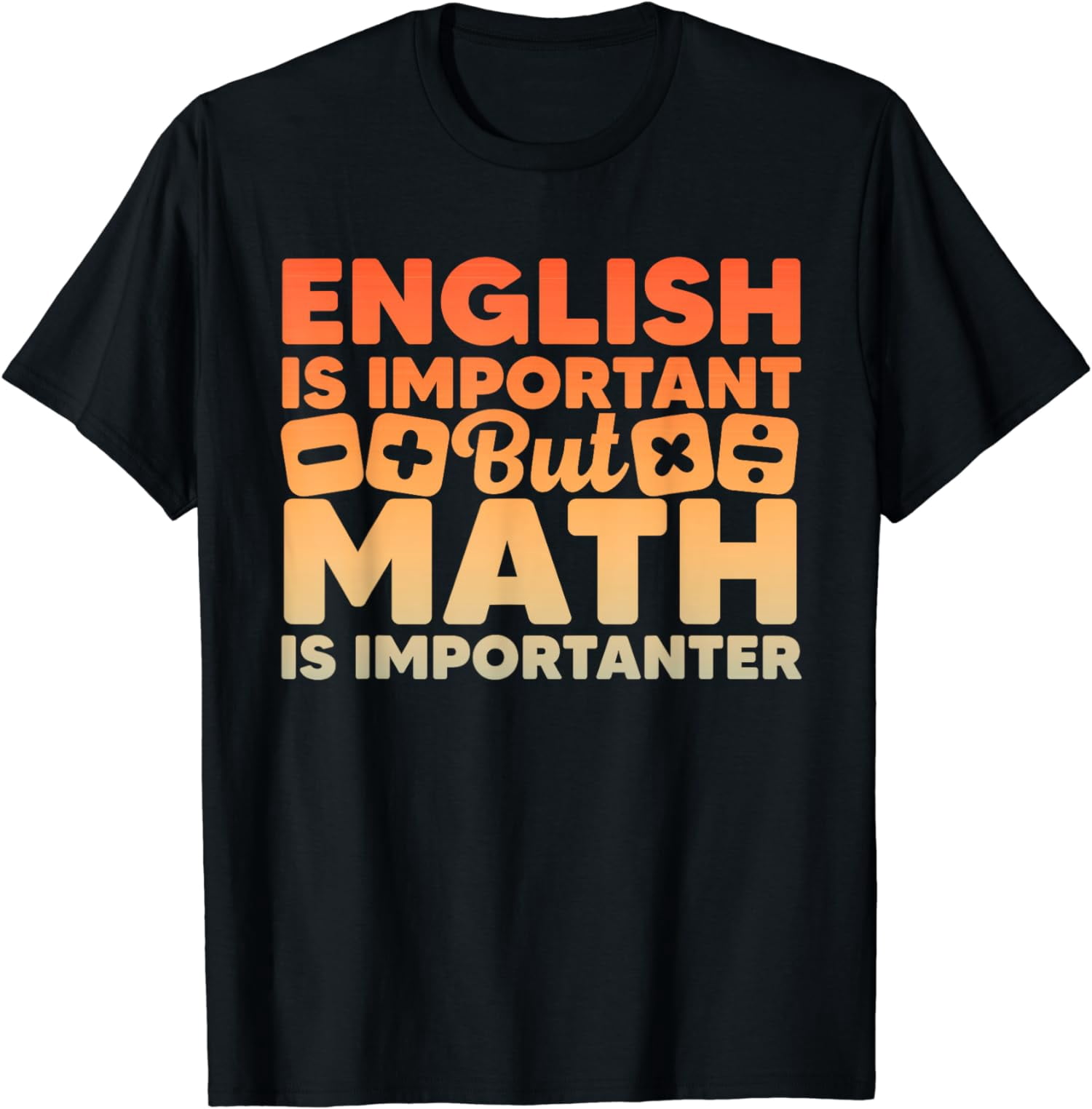 Funny Math Art For Men Women Student Pun Mathematics Lovers T-Shirt ...