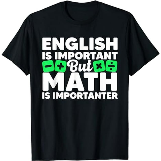 Funny Math Art For Men Women Student Pun Mathematics Lovers T-Shirt ...
