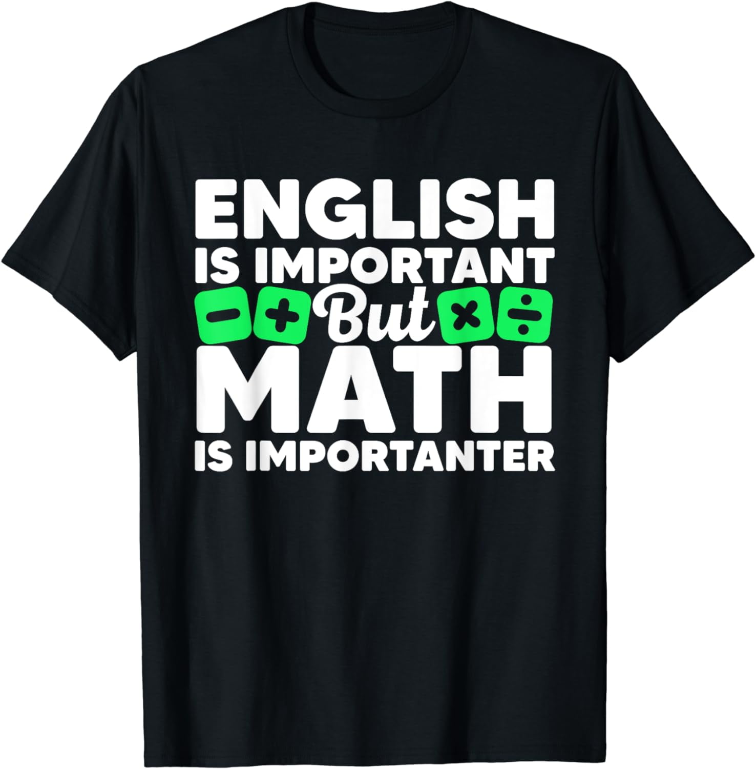 Funny Math Art For Men Women Student Pun Mathematics Lovers T-Shirt ...