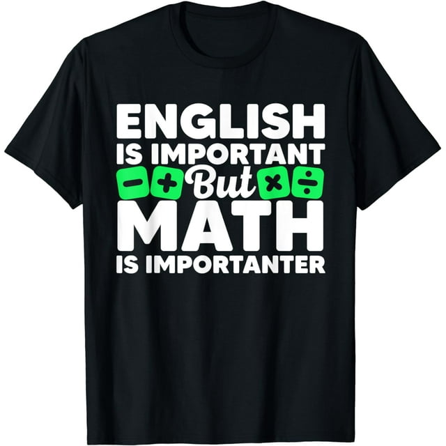 Funny Math Art For Men Women Student Pun Mathematics Lovers T-Shirt ...